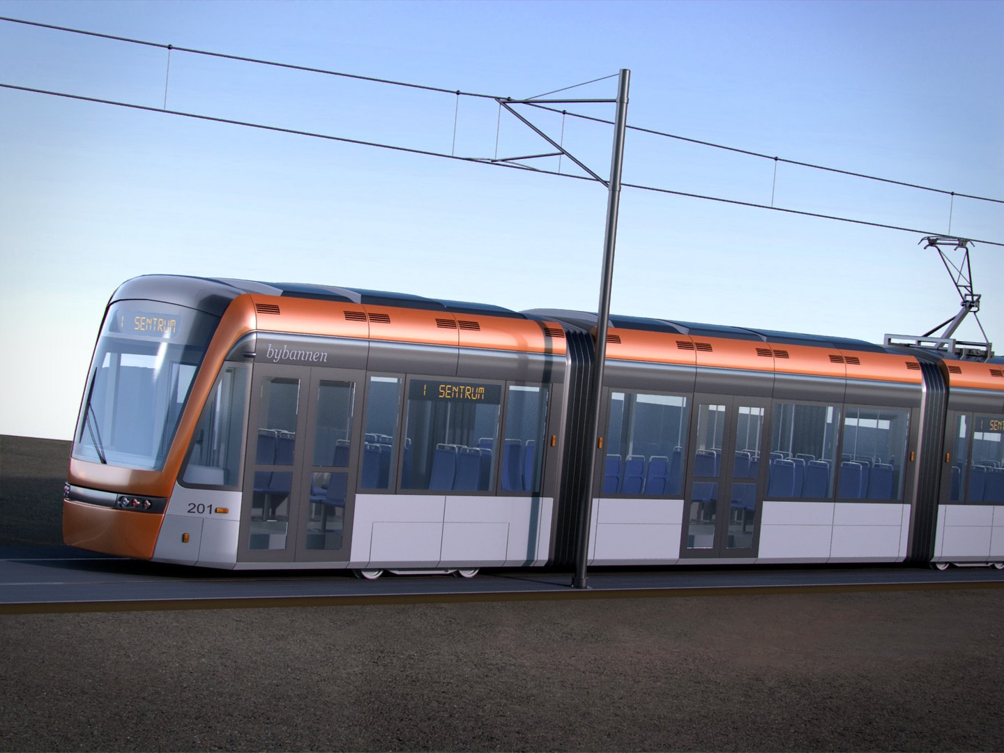 Variotram Bergen Norway Bybannen 3d Model