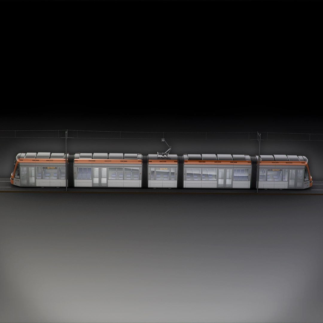 Variotram Bergen Norway Bybannen 3d Model