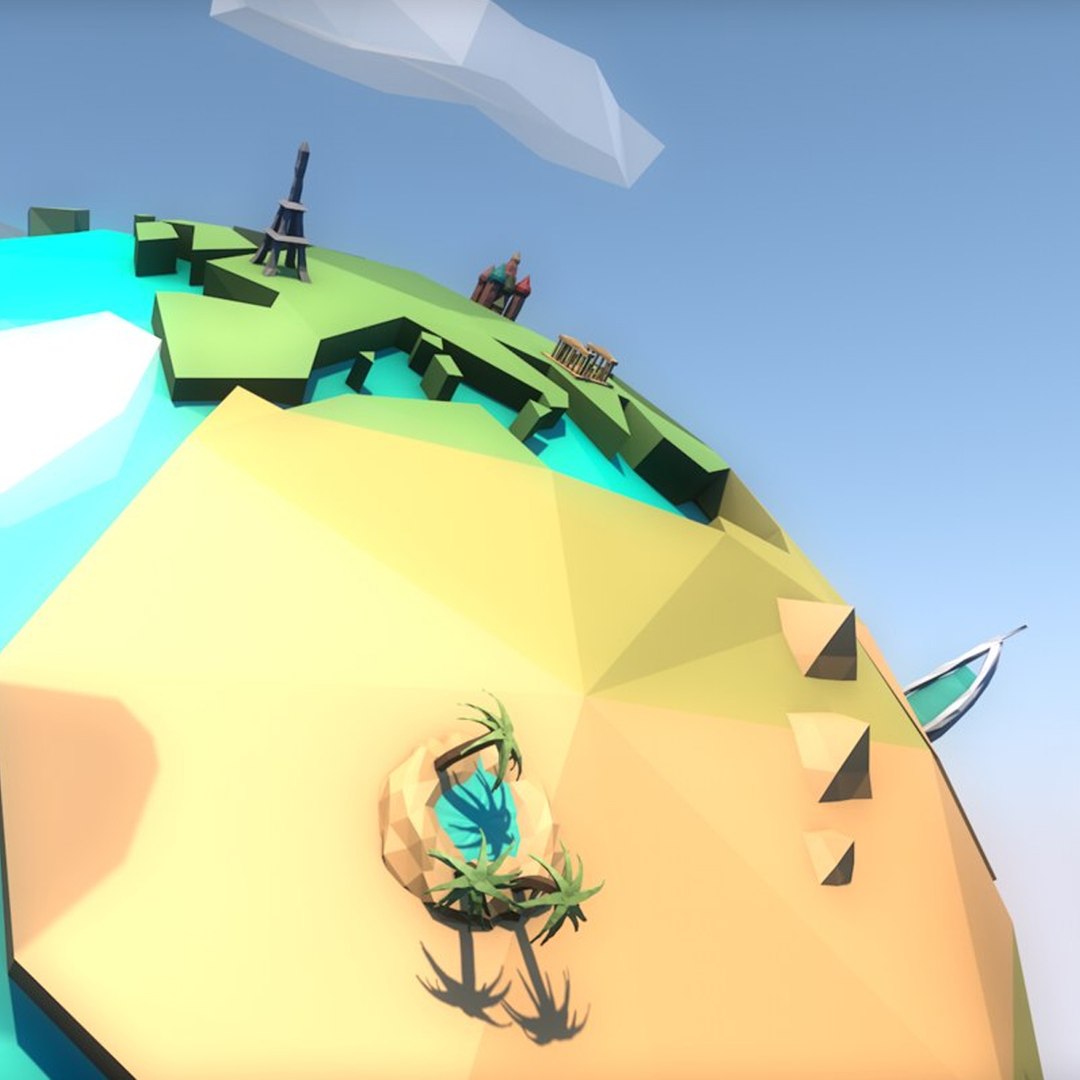 Monuments World 3D Model - TurboSquid 1186956