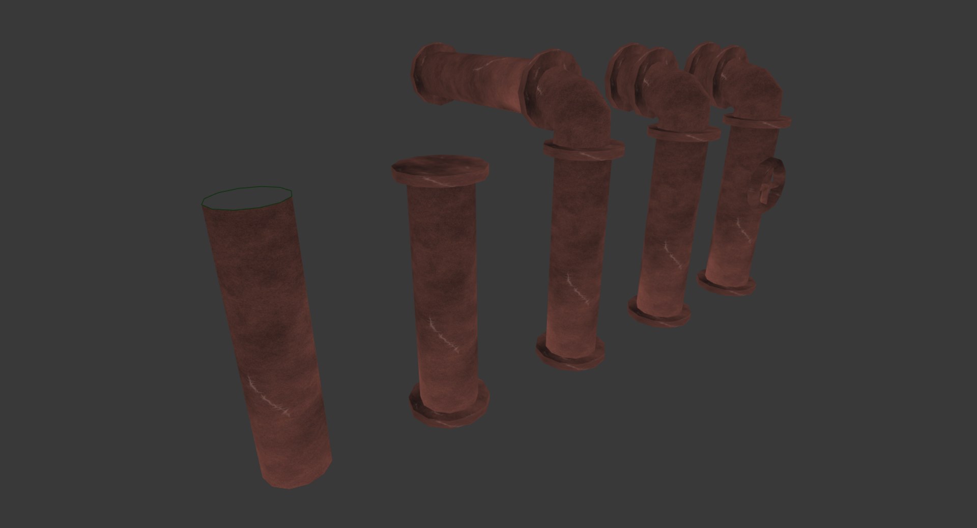 3D Model Rusty Pipes - TurboSquid 1362603