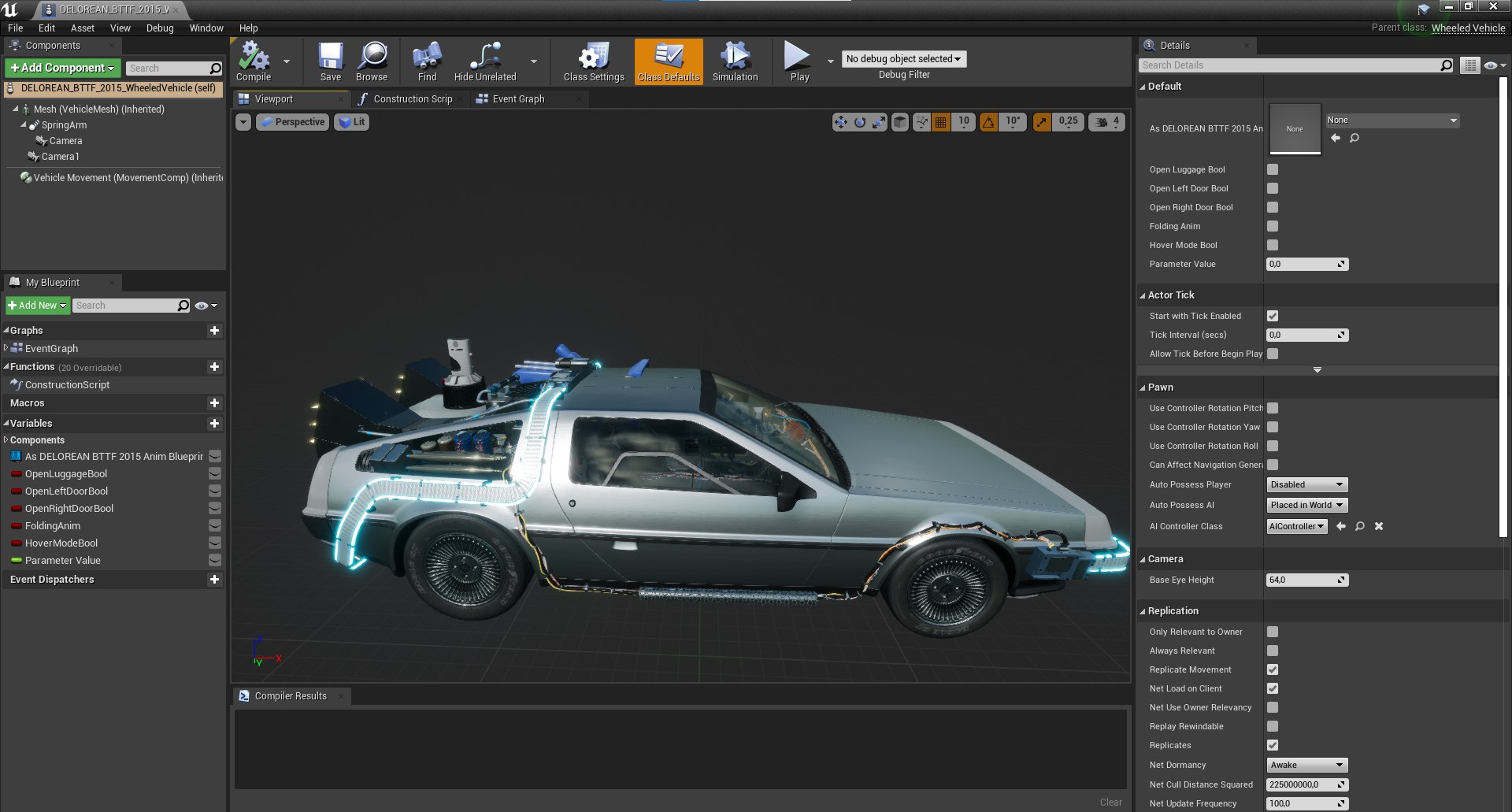 3D DeLorean Time Machine From Back To The Future II - TurboSquid 1819262