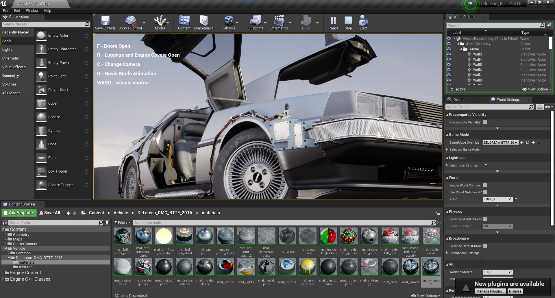 3D DeLorean Time Machine From Back To The Future II - TurboSquid 1819262