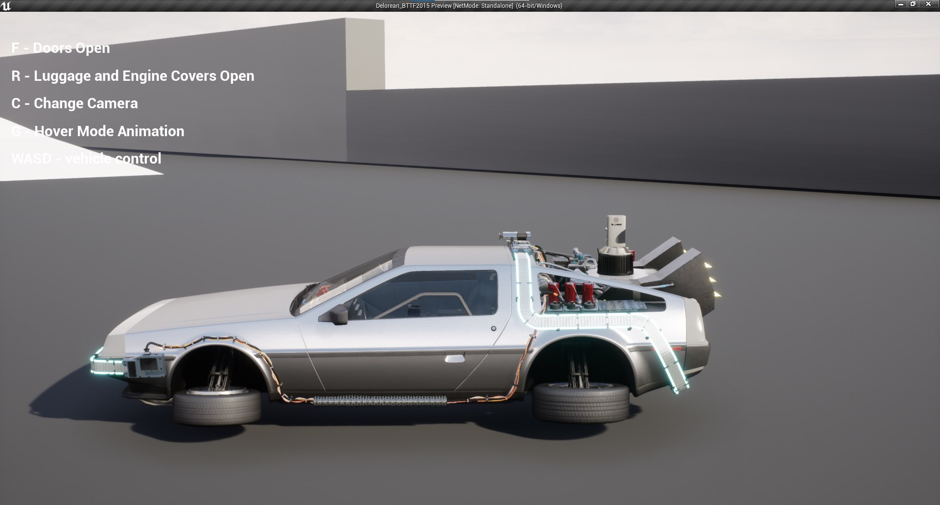 3D DeLorean Time Machine From Back To The Future II - TurboSquid 1819262