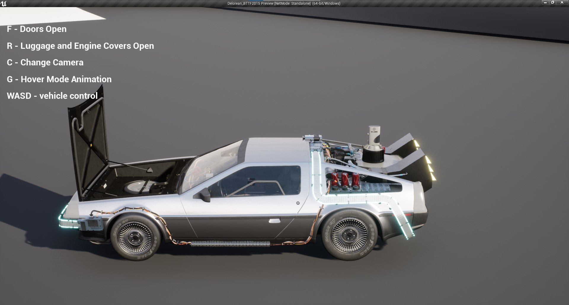 3D DeLorean Time Machine From Back To The Future II - TurboSquid 1819262