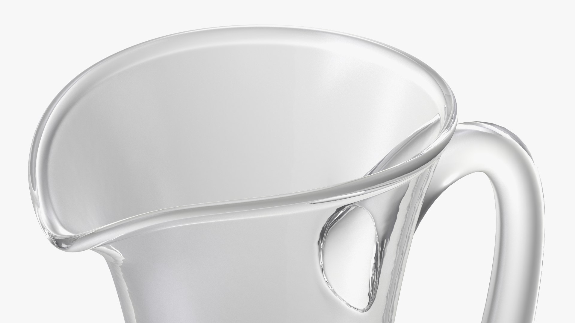 3D Glass Jug Narrow Neck - TurboSquid 1908687