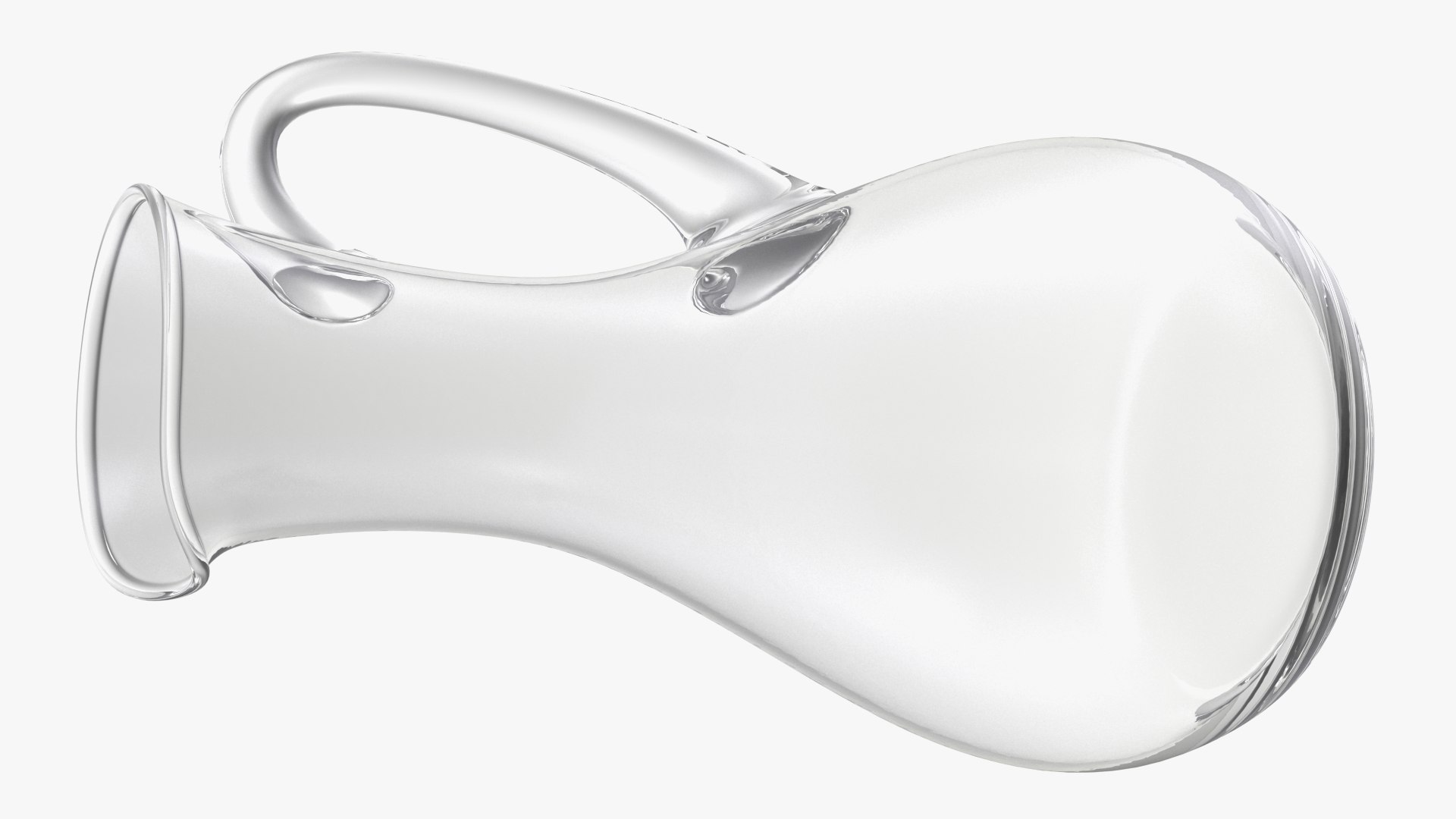 3D Glass Jug Narrow Neck - TurboSquid 1908687