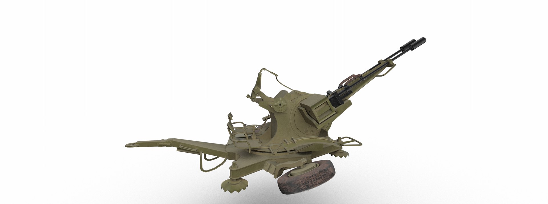 3D ZU-23-2 - TurboSquid 1849762