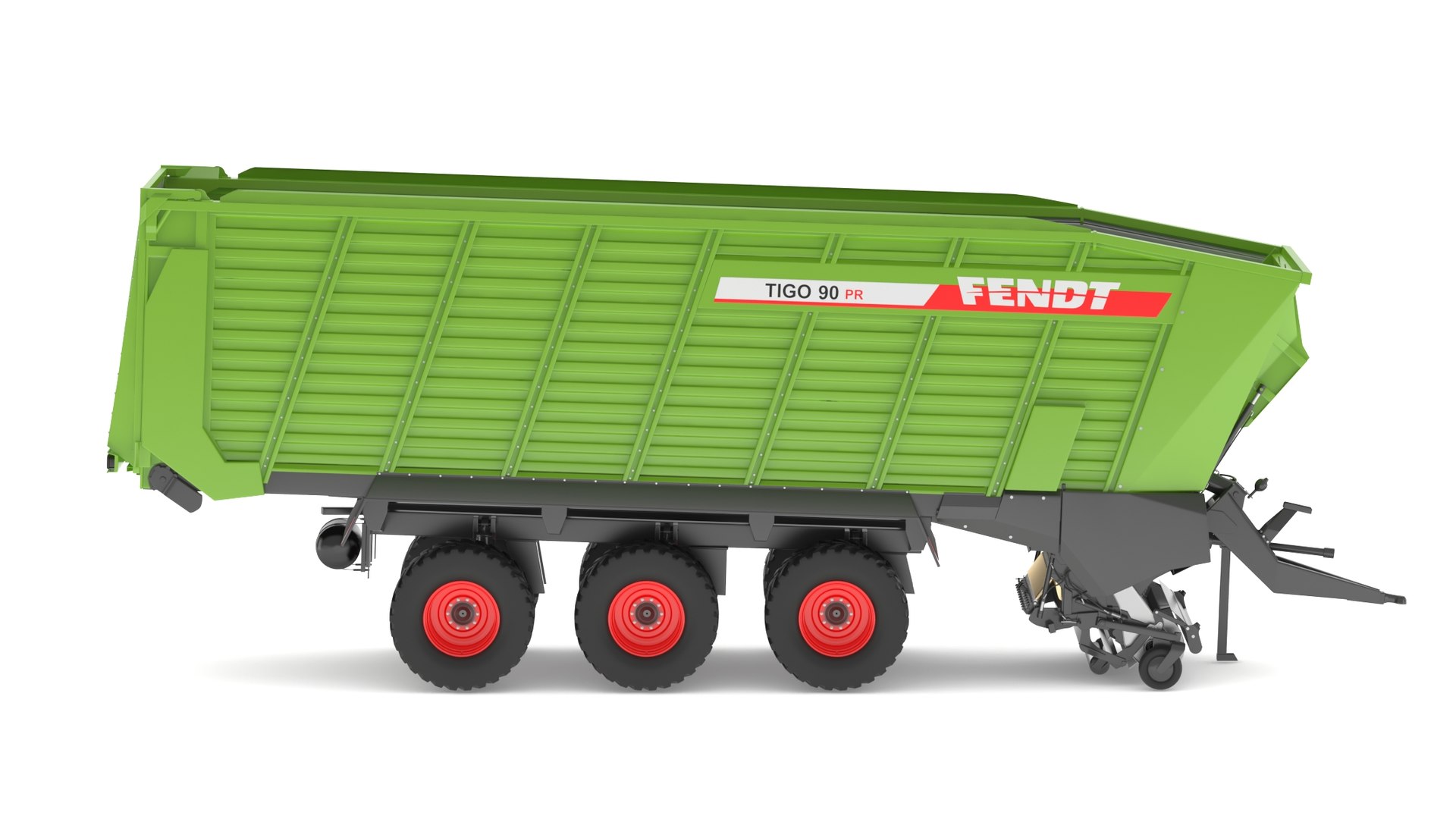 3D Fendt Tigo Forage Wagons 6 Wheels Model - TurboSquid 2315532