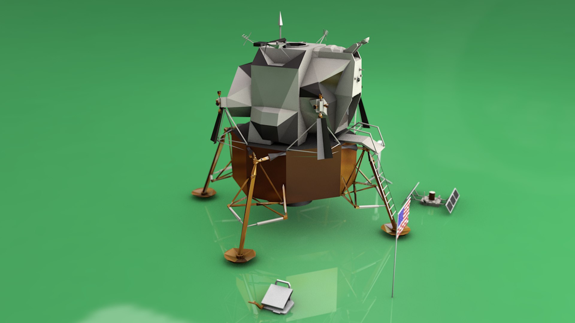 Eagle Lunar Module 3D - TurboSquid 1366832