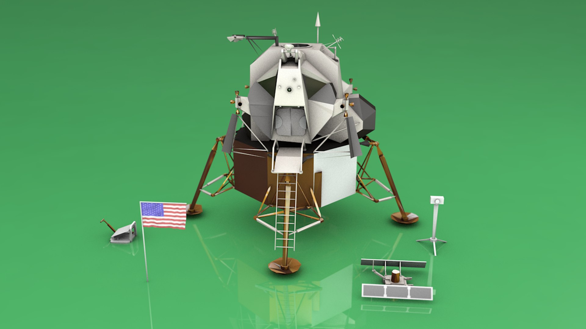 Eagle Lunar Module 3D - TurboSquid 1366832