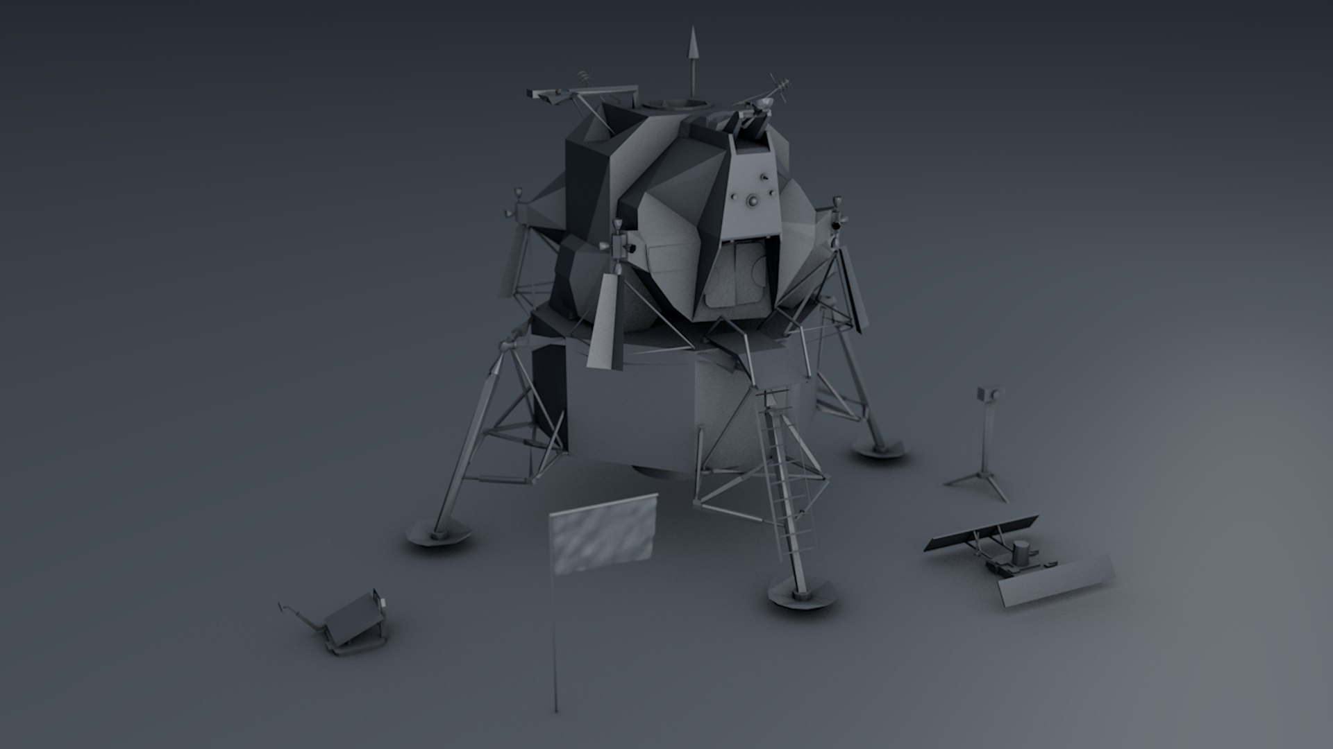 Eagle Lunar Module 3D - TurboSquid 1366832