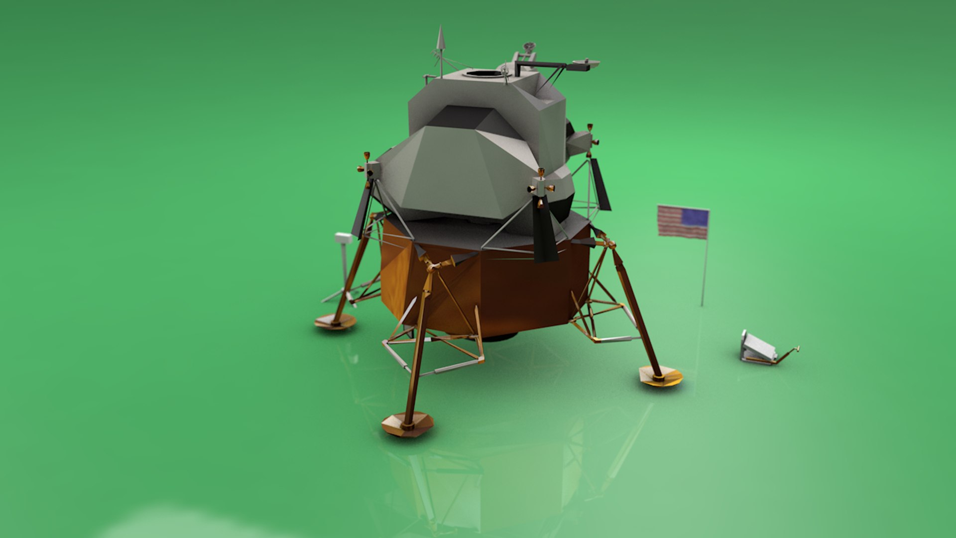Eagle Lunar Module 3D - TurboSquid 1366832