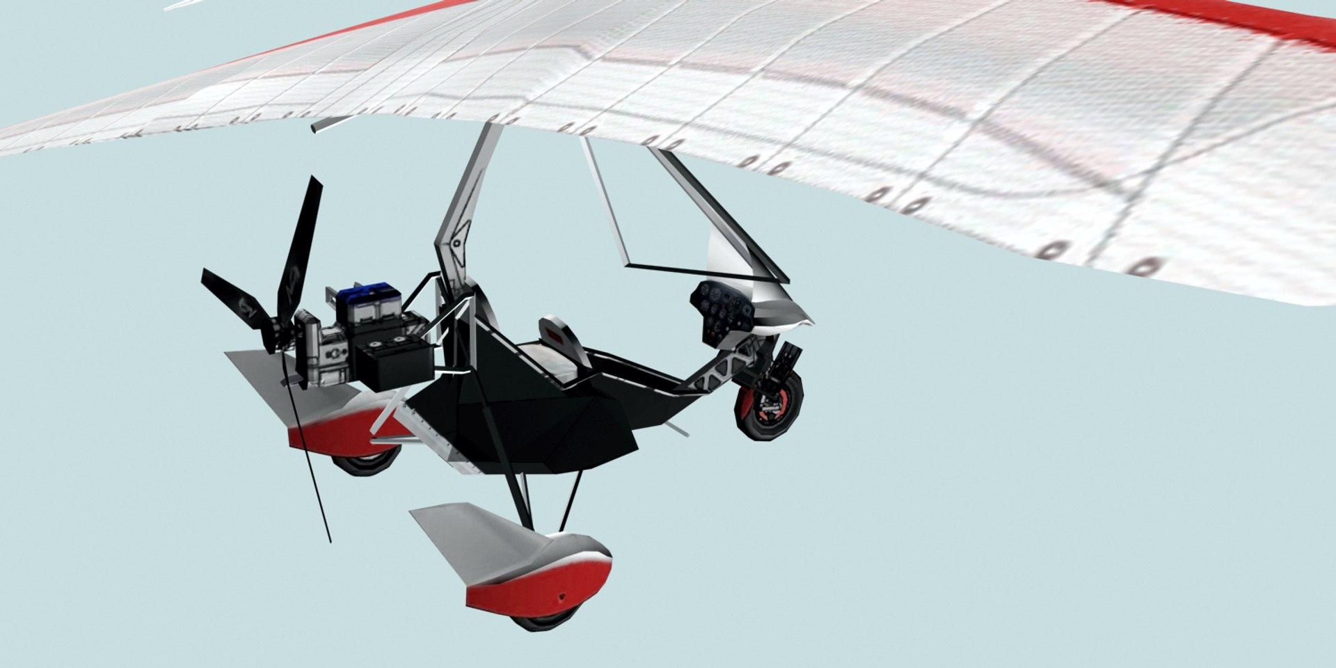 3D air creation ultralight trike - TurboSquid 1468341