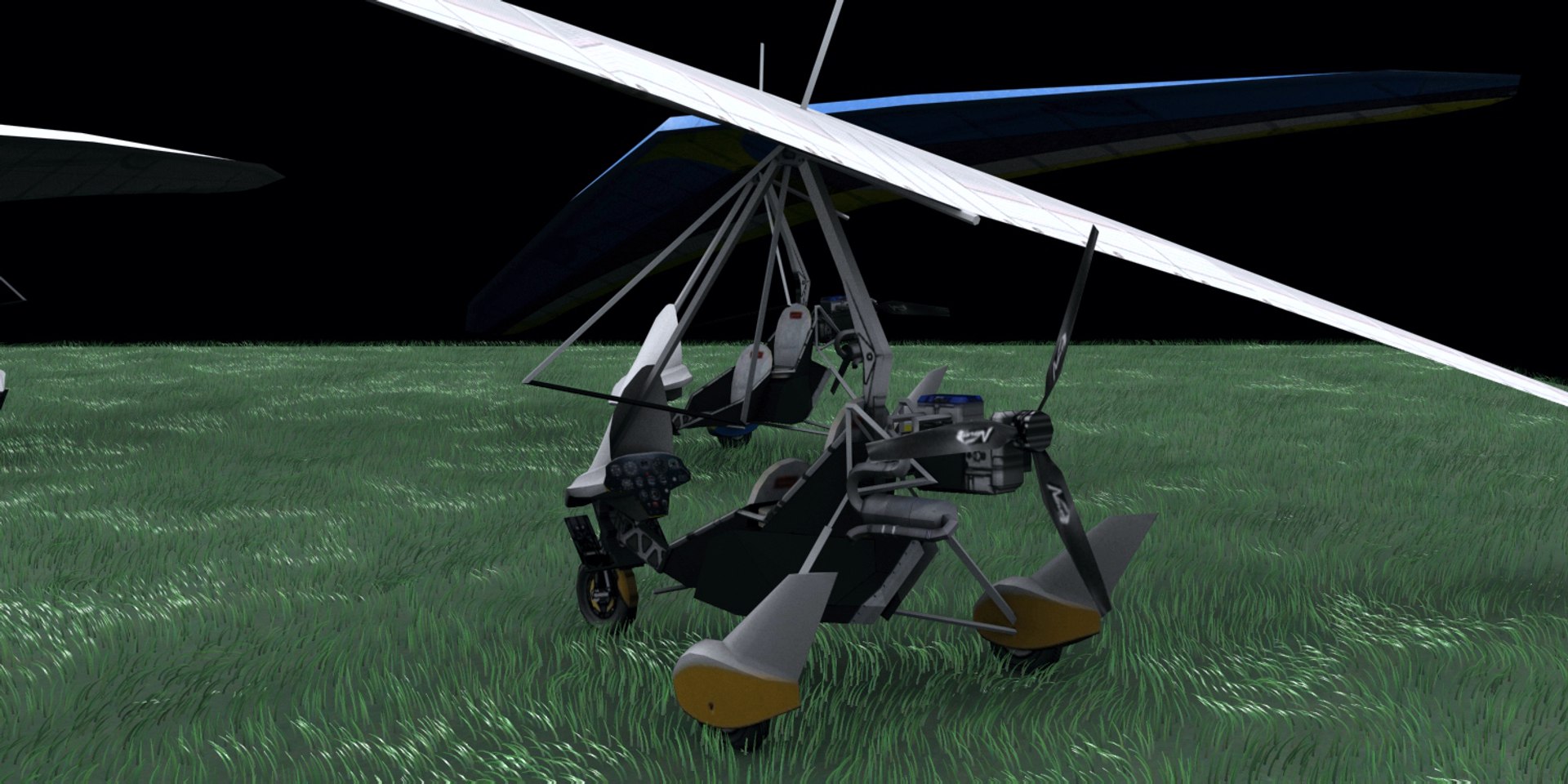 3D air creation ultralight trike - TurboSquid 1468341