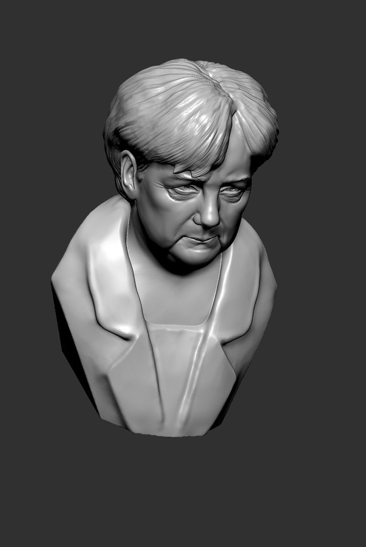 3D Angela Merkel - TurboSquid 1450336