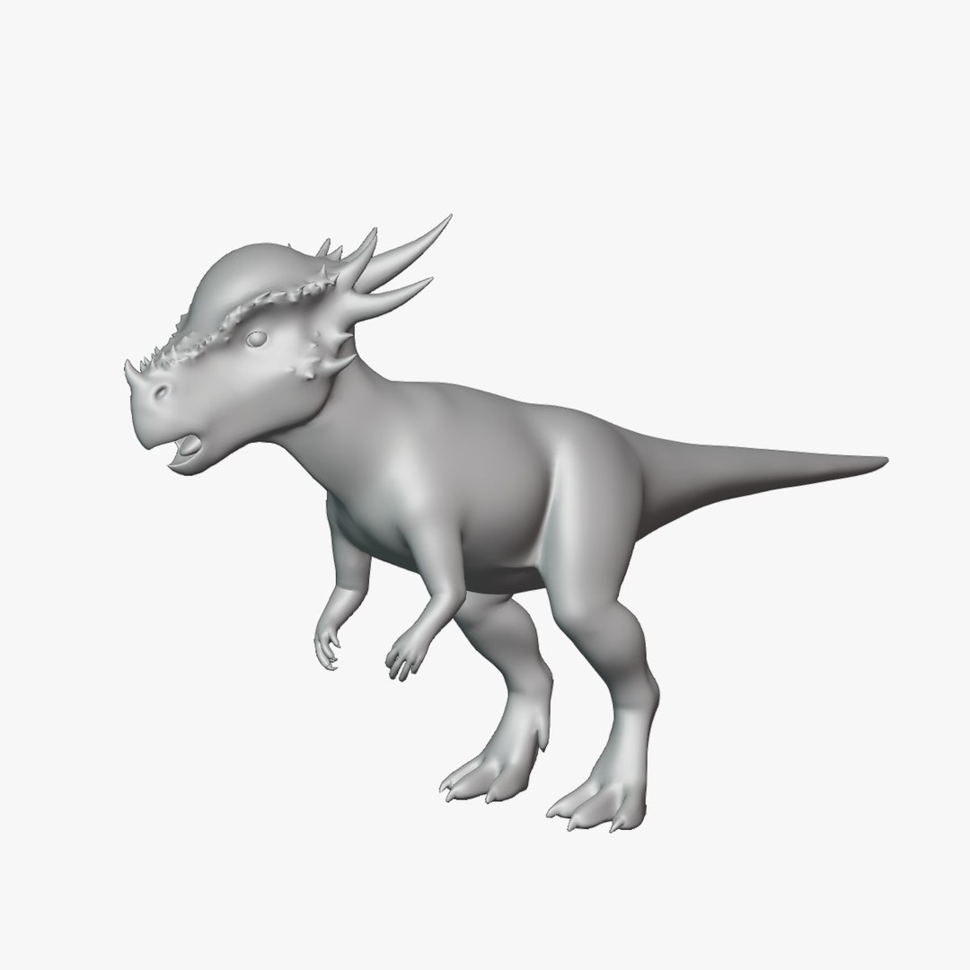 Stygimoloch Basemesh Low Poly model - TurboSquid 2107680