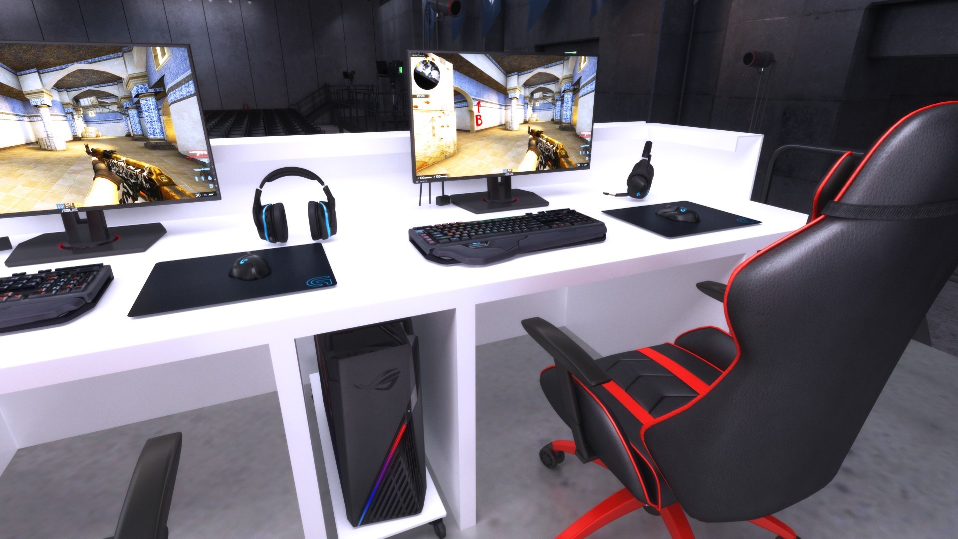 E-sport Computer 3D Model - TurboSquid 1692815