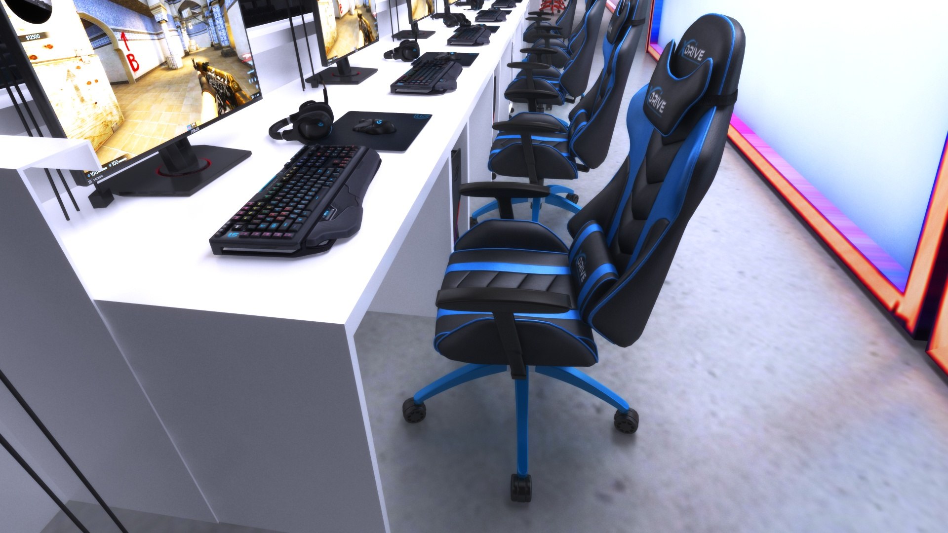 E-sport Computer 3D Model - TurboSquid 1692815