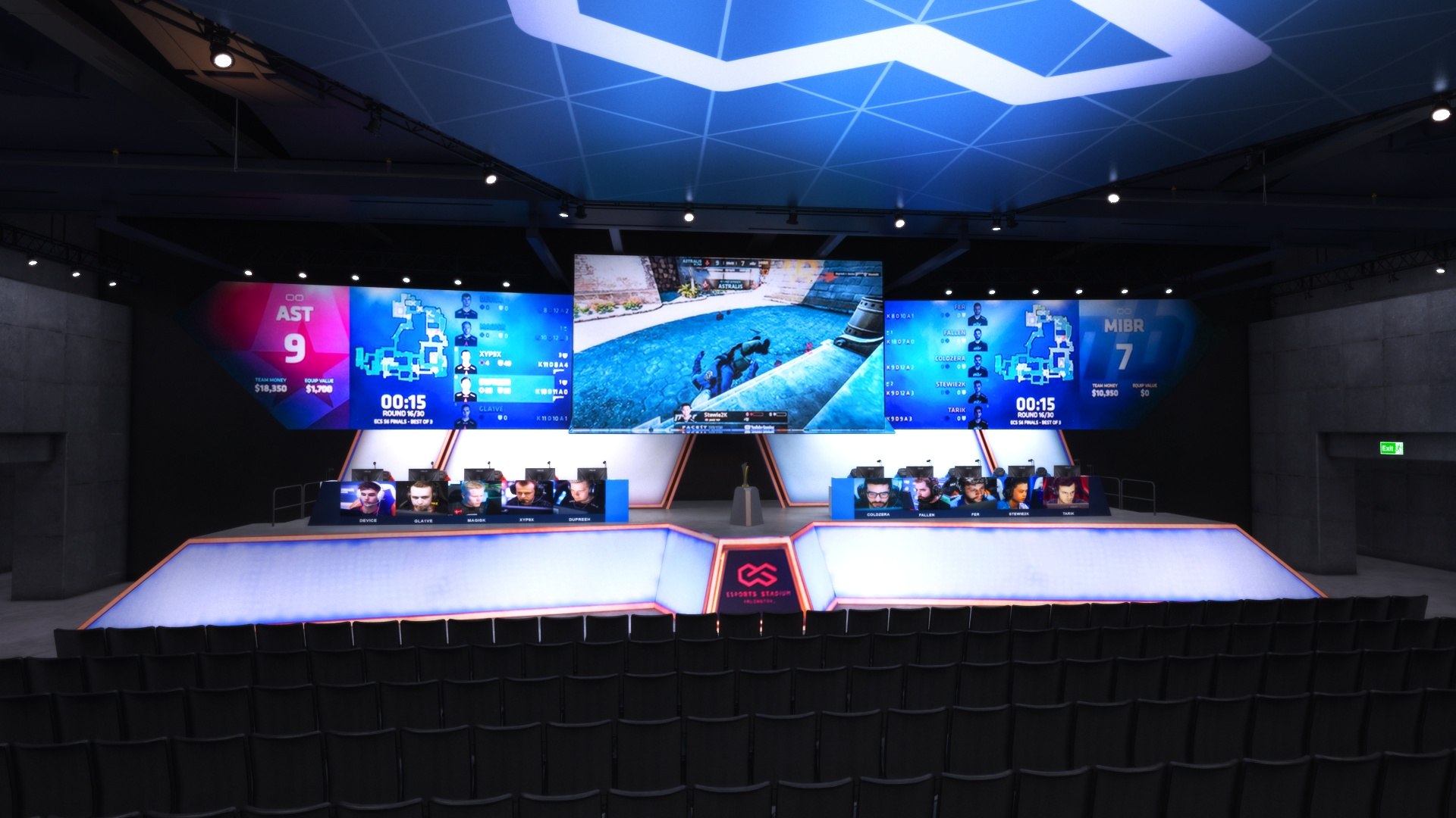 E-sport Computer 3D Model - TurboSquid 1692815