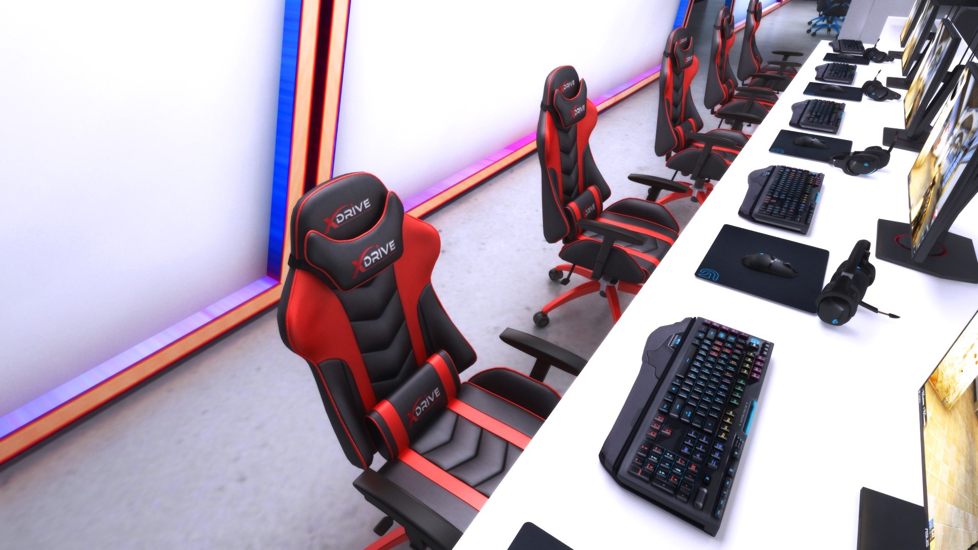 E-sport Computer 3D Model - TurboSquid 1692815