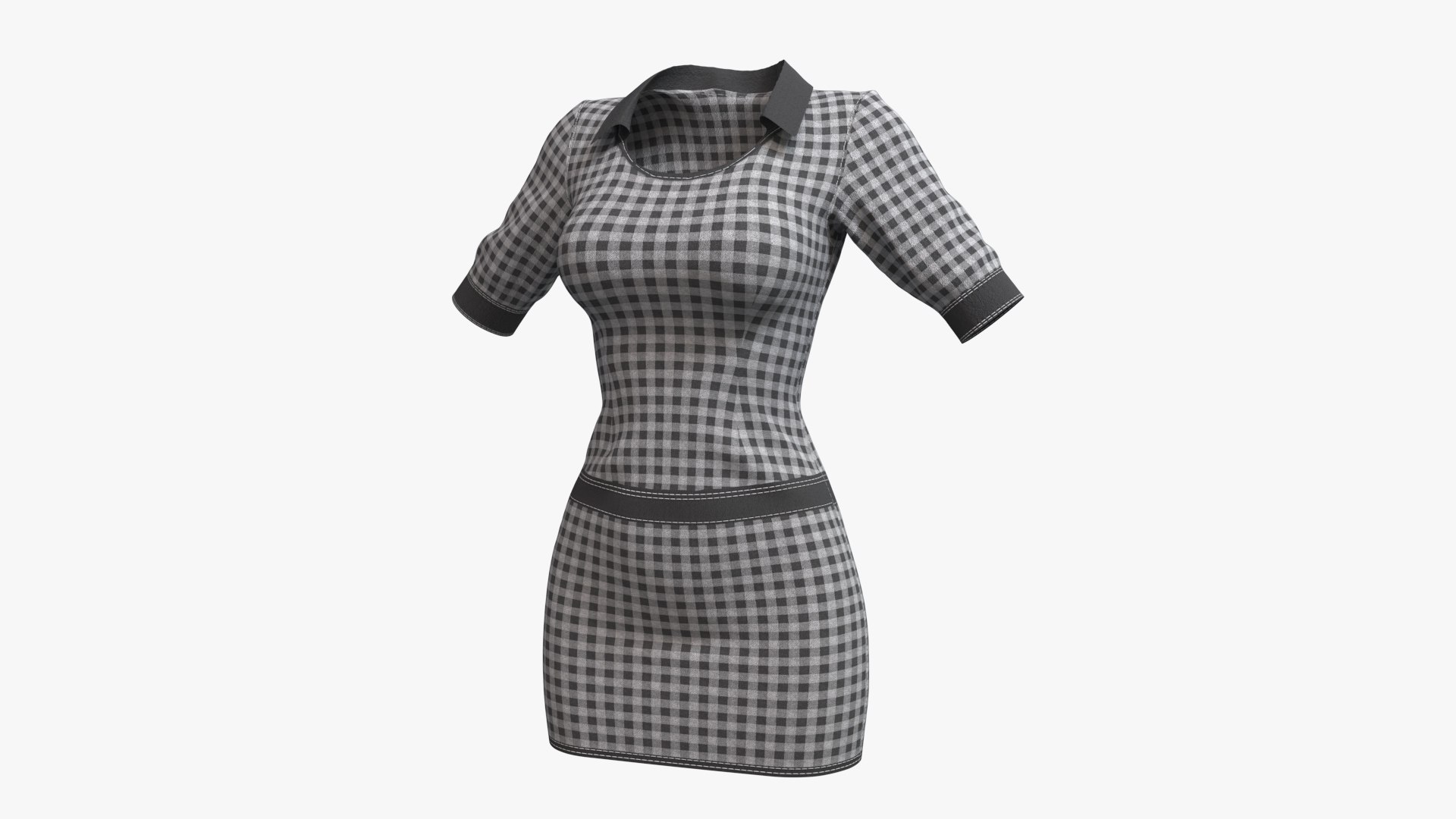 3D model women cloth set 003 - TurboSquid 1450878