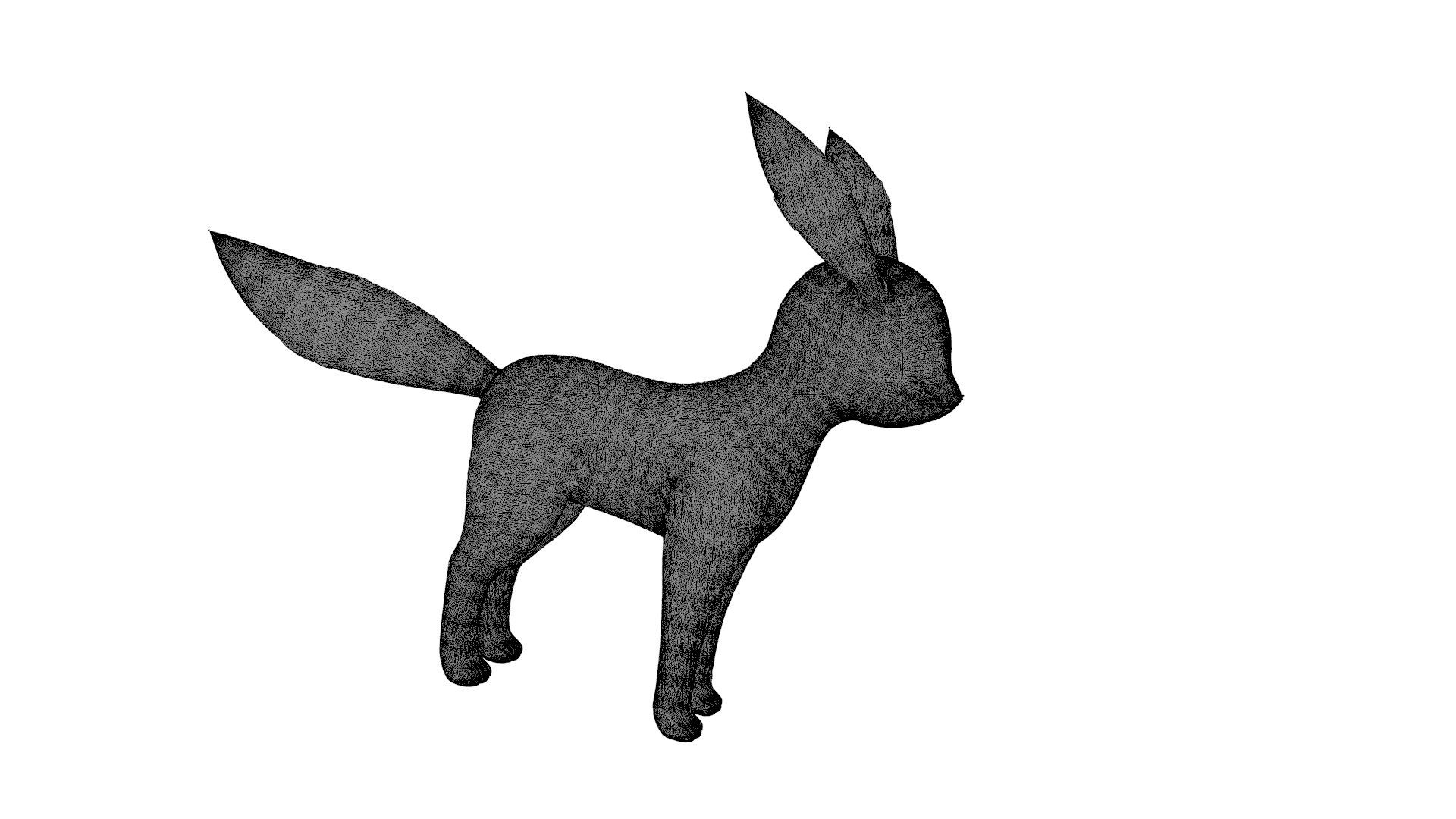 3d Umbreon Pokemon Model