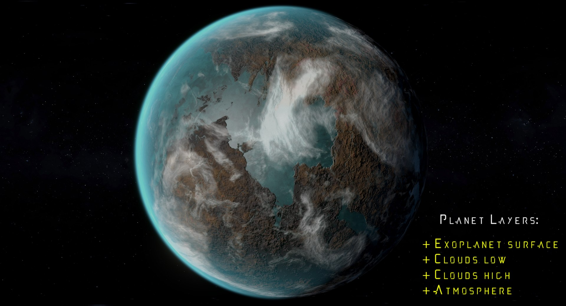 3D model exoplanet 1 - TurboSquid 1421424
