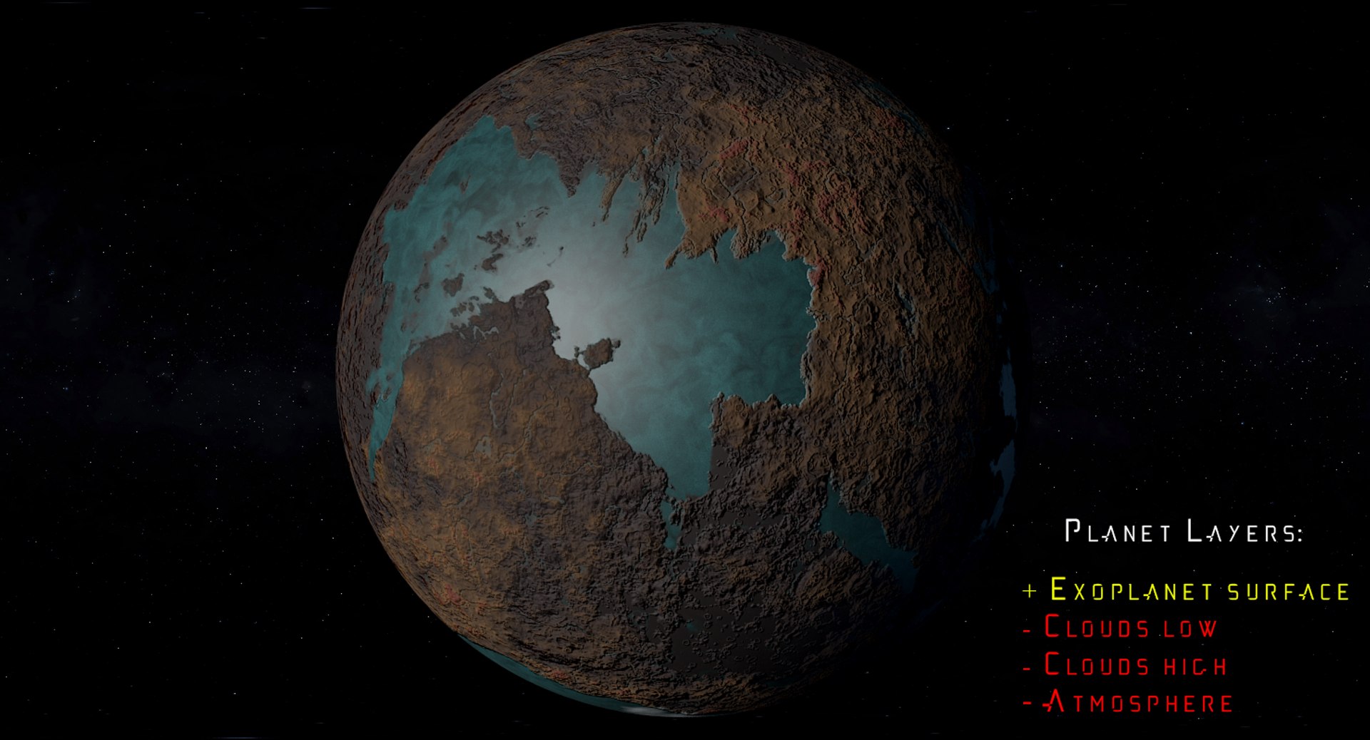 3D model exoplanet 1 - TurboSquid 1421424