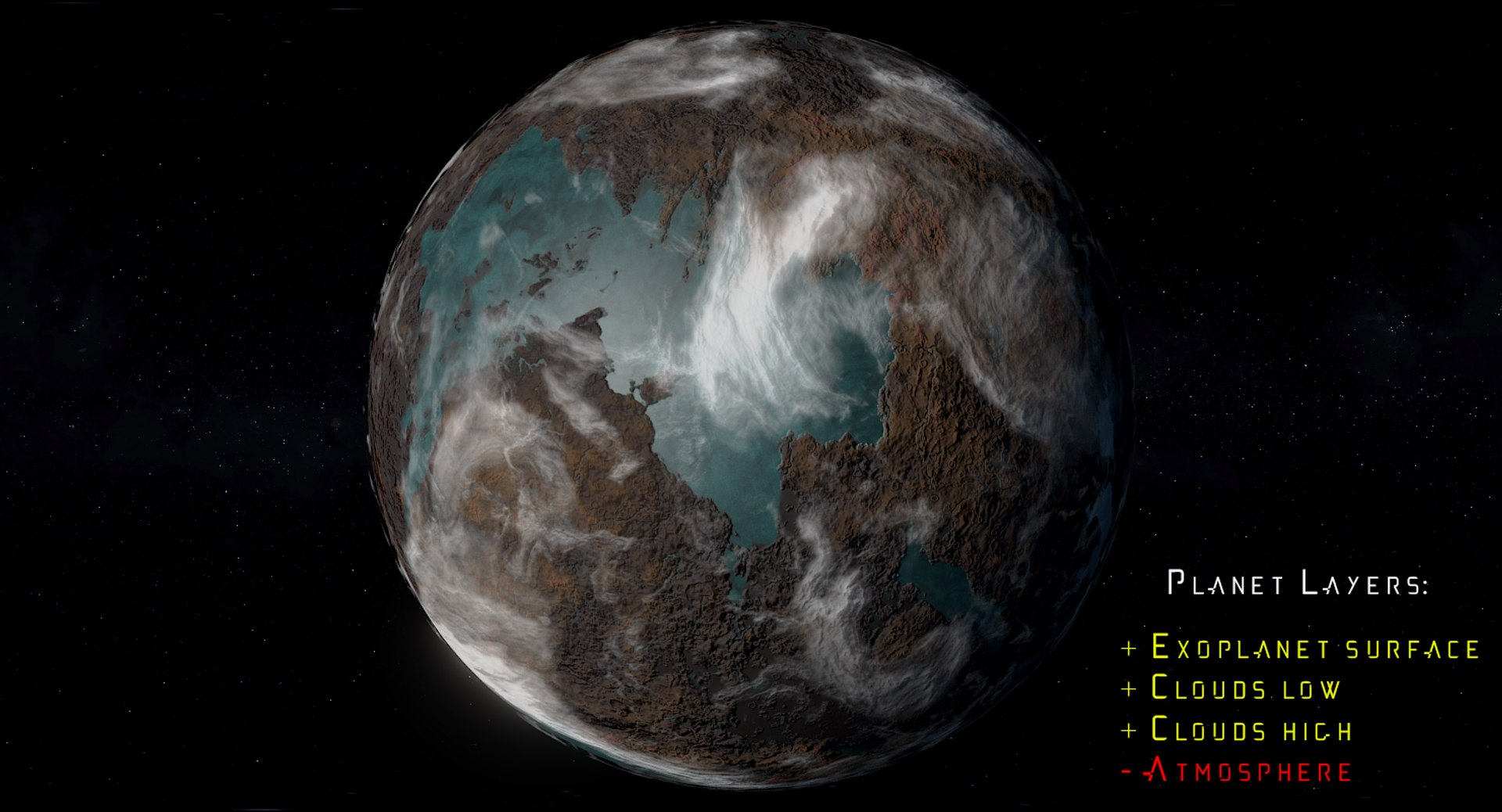 3D model exoplanet 1 - TurboSquid 1421424