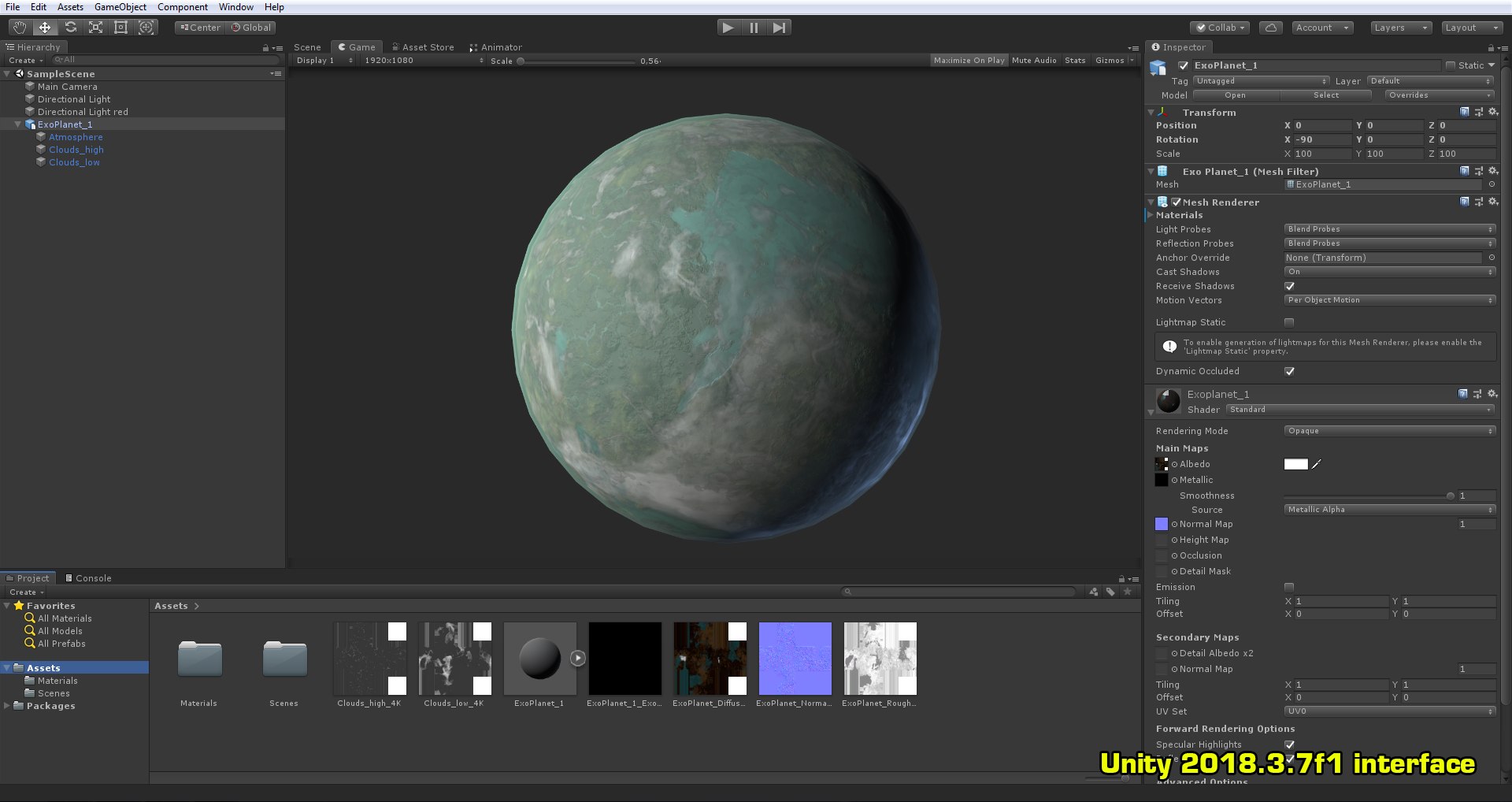 3D model exoplanet 1 - TurboSquid 1421424