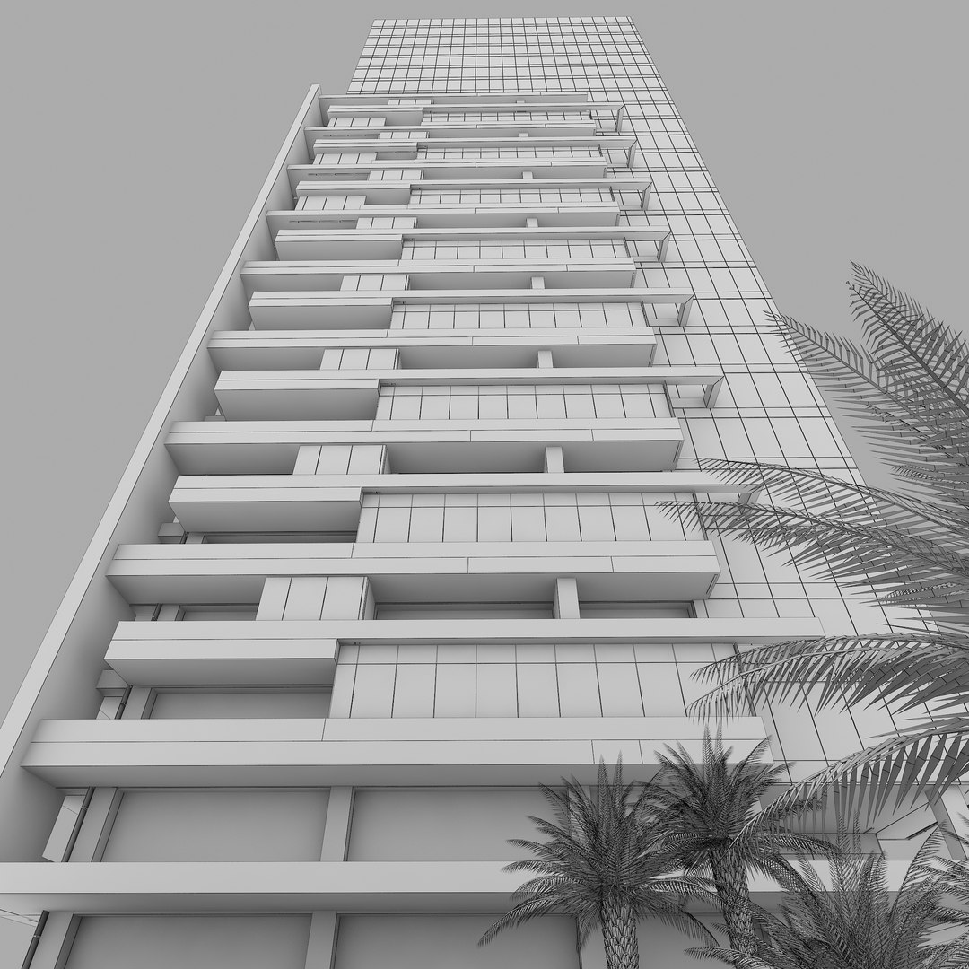 Scene Modern Skyscraper Building 3D Model - TurboSquid 1262730