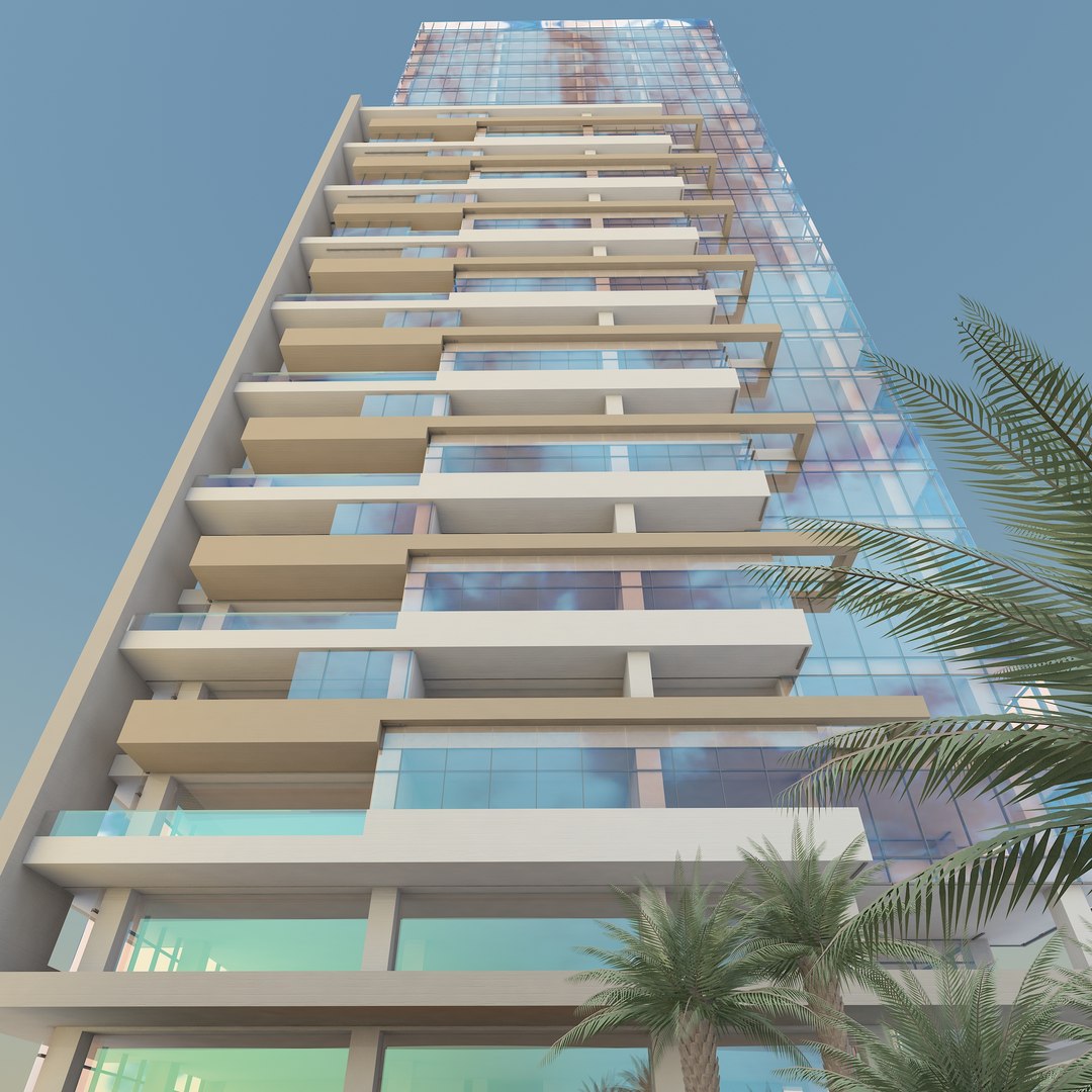 Scene Modern Skyscraper Building 3D Model - TurboSquid 1262730
