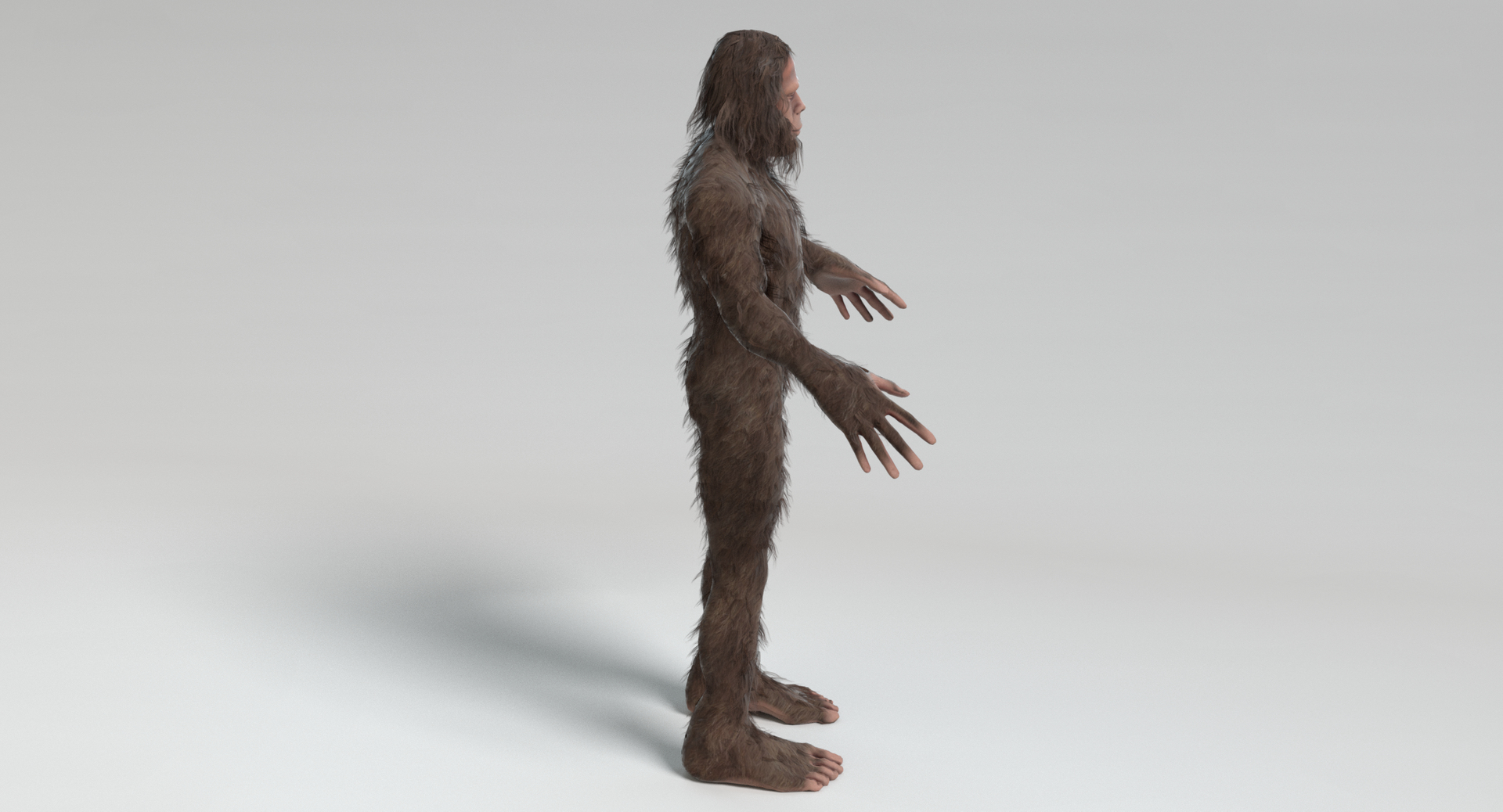 3D bigfoot big foot - TurboSquid 1160340