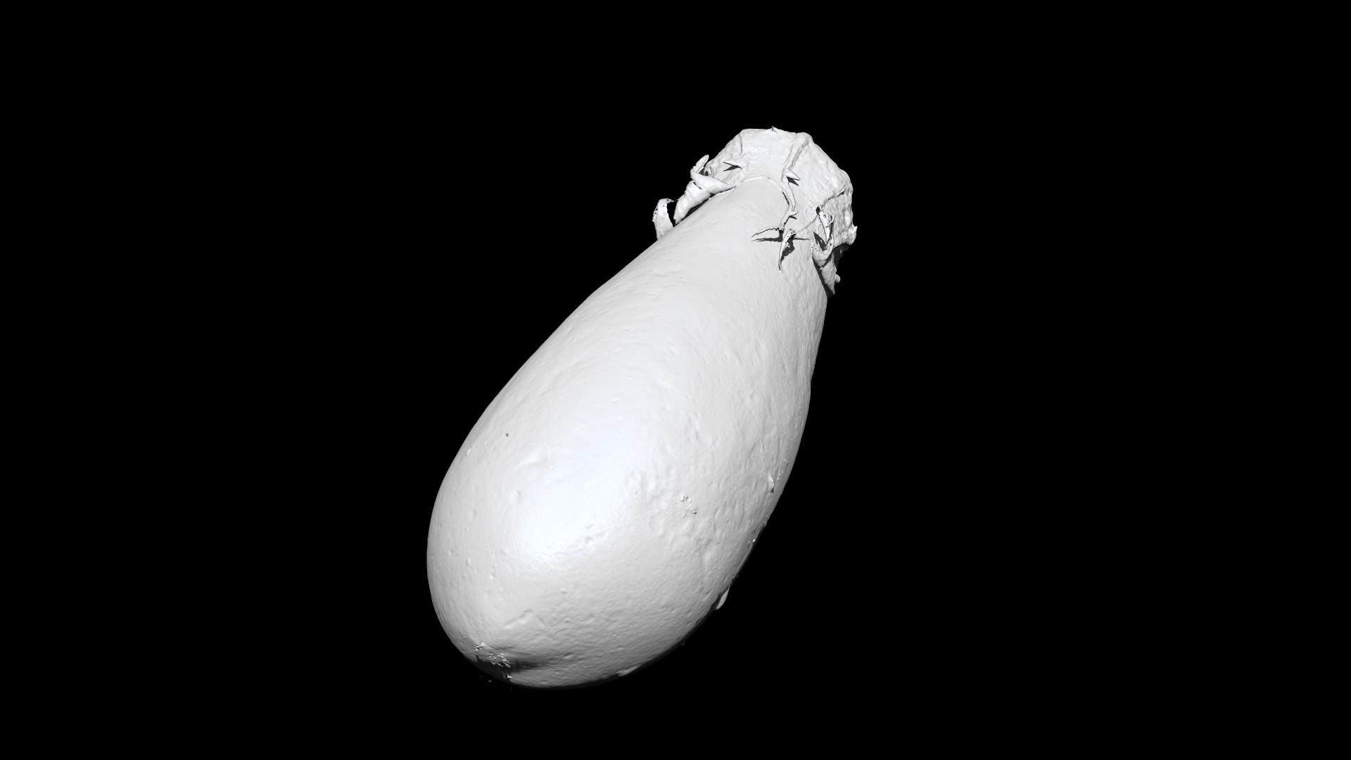 Eggplant 3D CT Scan Model Decimate 50 Percent Model - TurboSquid 1933478