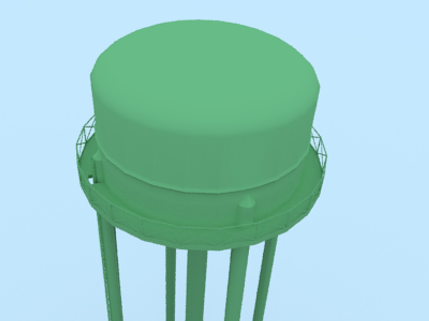 3d Model Water Tower