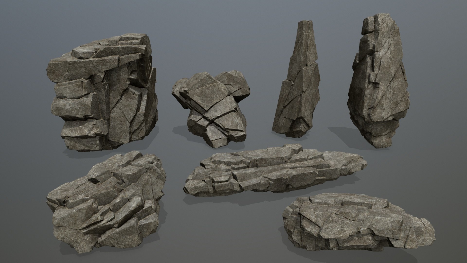 Cliff Rocks 3D Model - TurboSquid 2028808