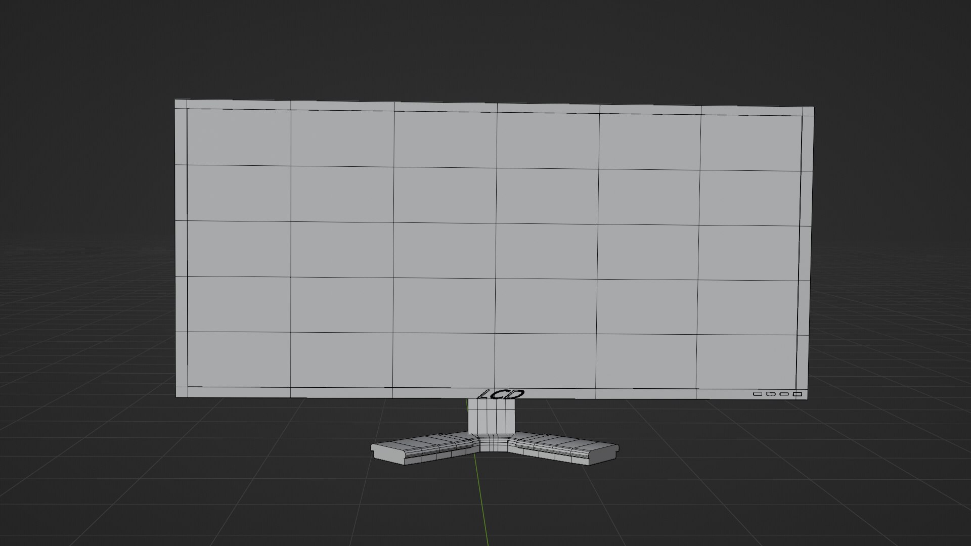 Lcd Monitor 3d Model Turbosquid 2139653