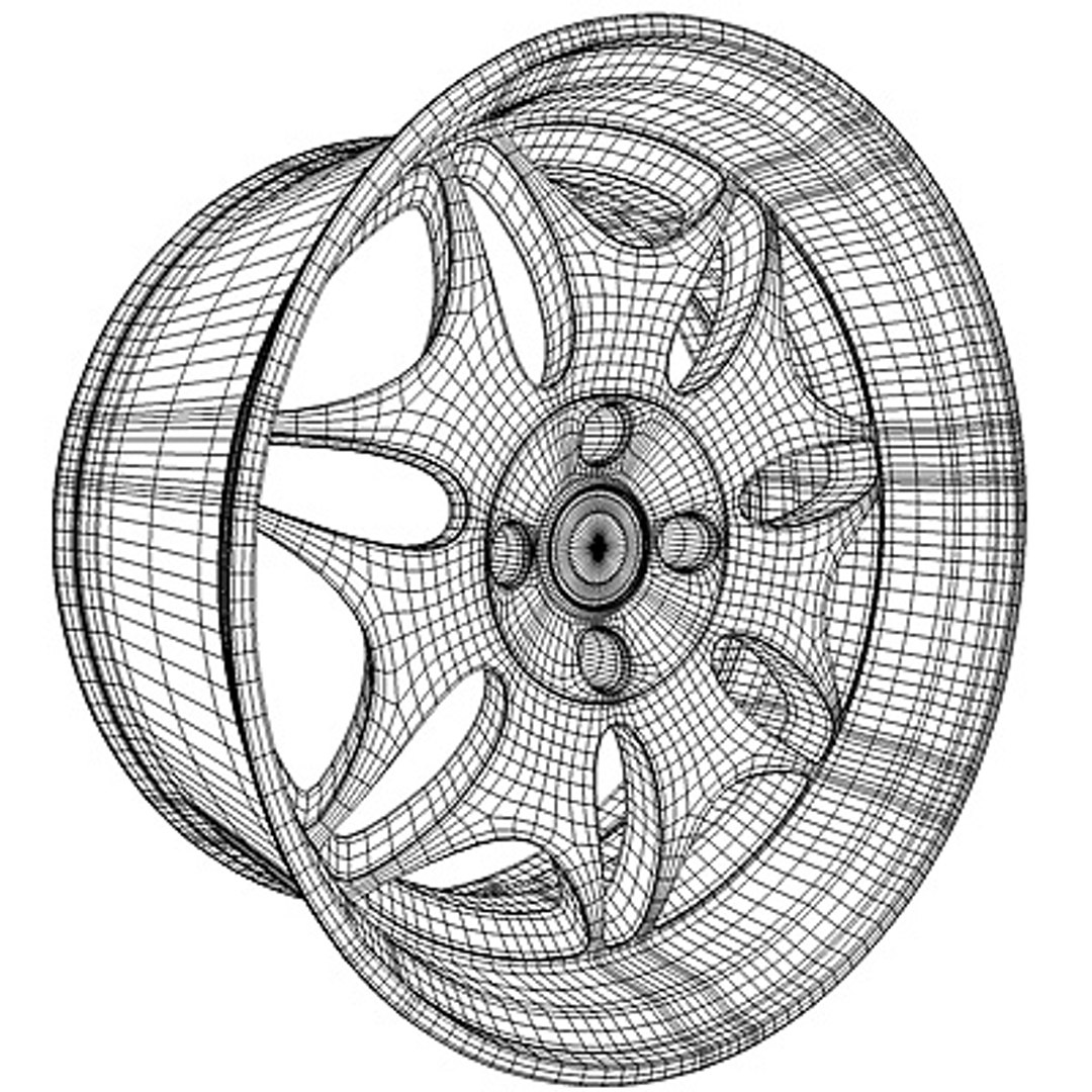 wheel rim 3ds free