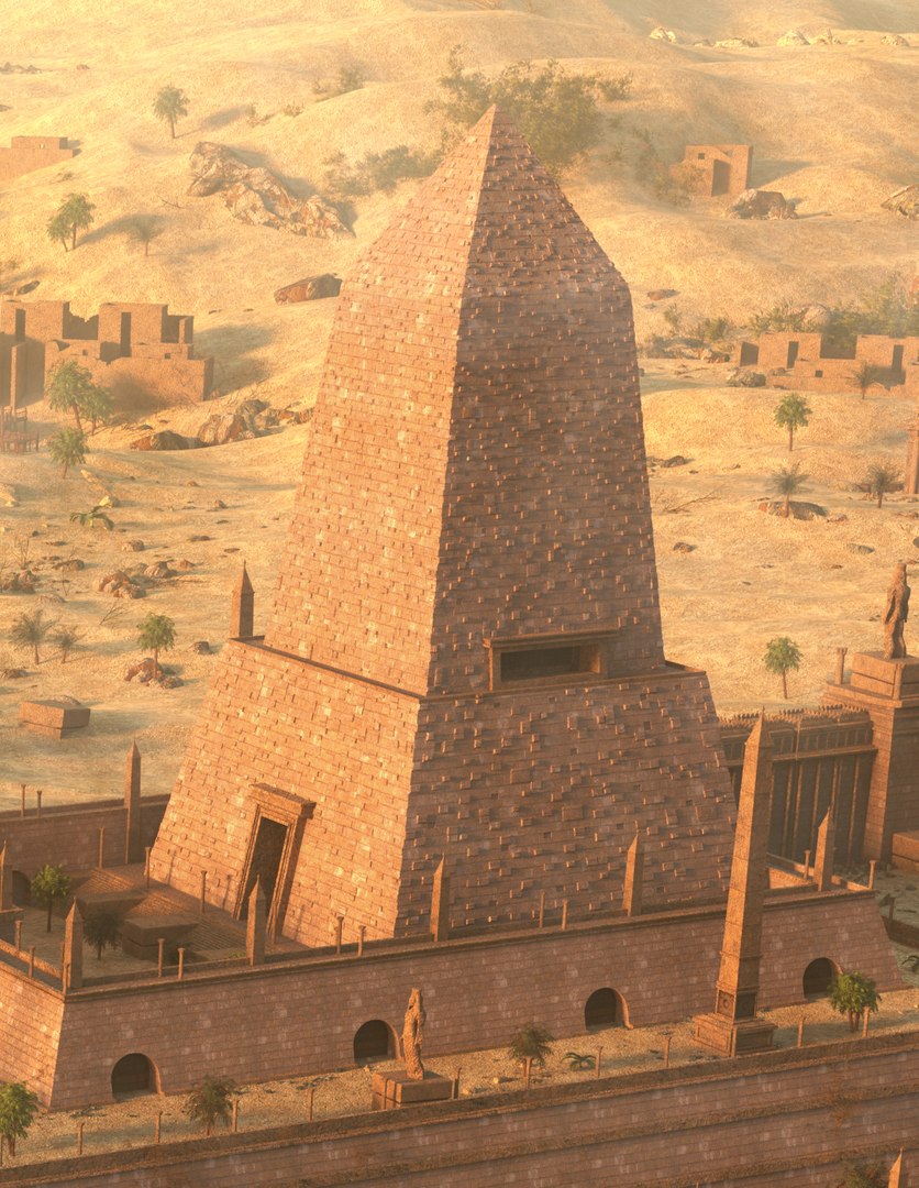 3D Solar Temple Abu Gorab Environment - TurboSquid 2242111