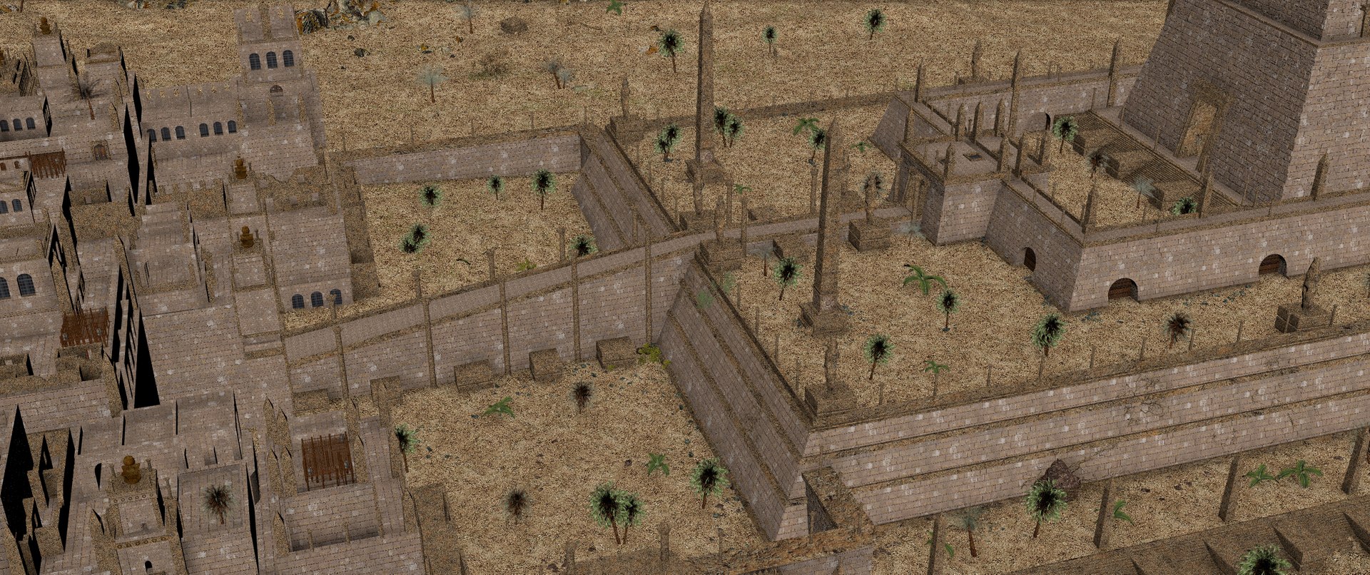 3D Solar Temple Abu Gorab Environment - TurboSquid 2242111