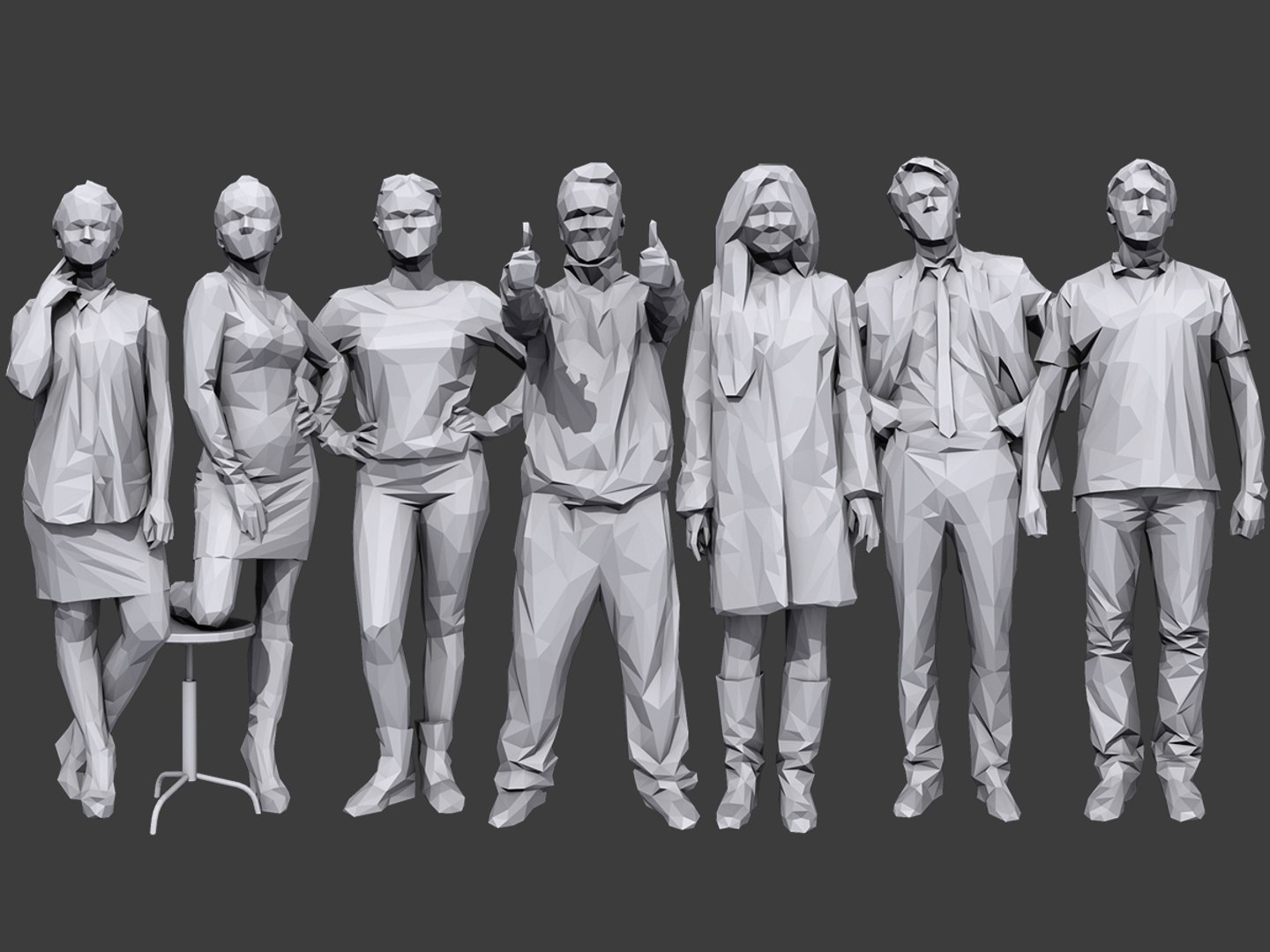 3D Casual Characters Human - TurboSquid 1441022