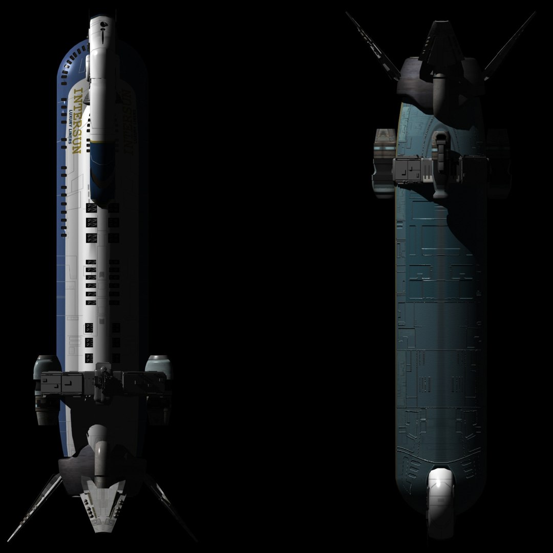 3D Model Colonial Space Cruiser - TurboSquid 1154585