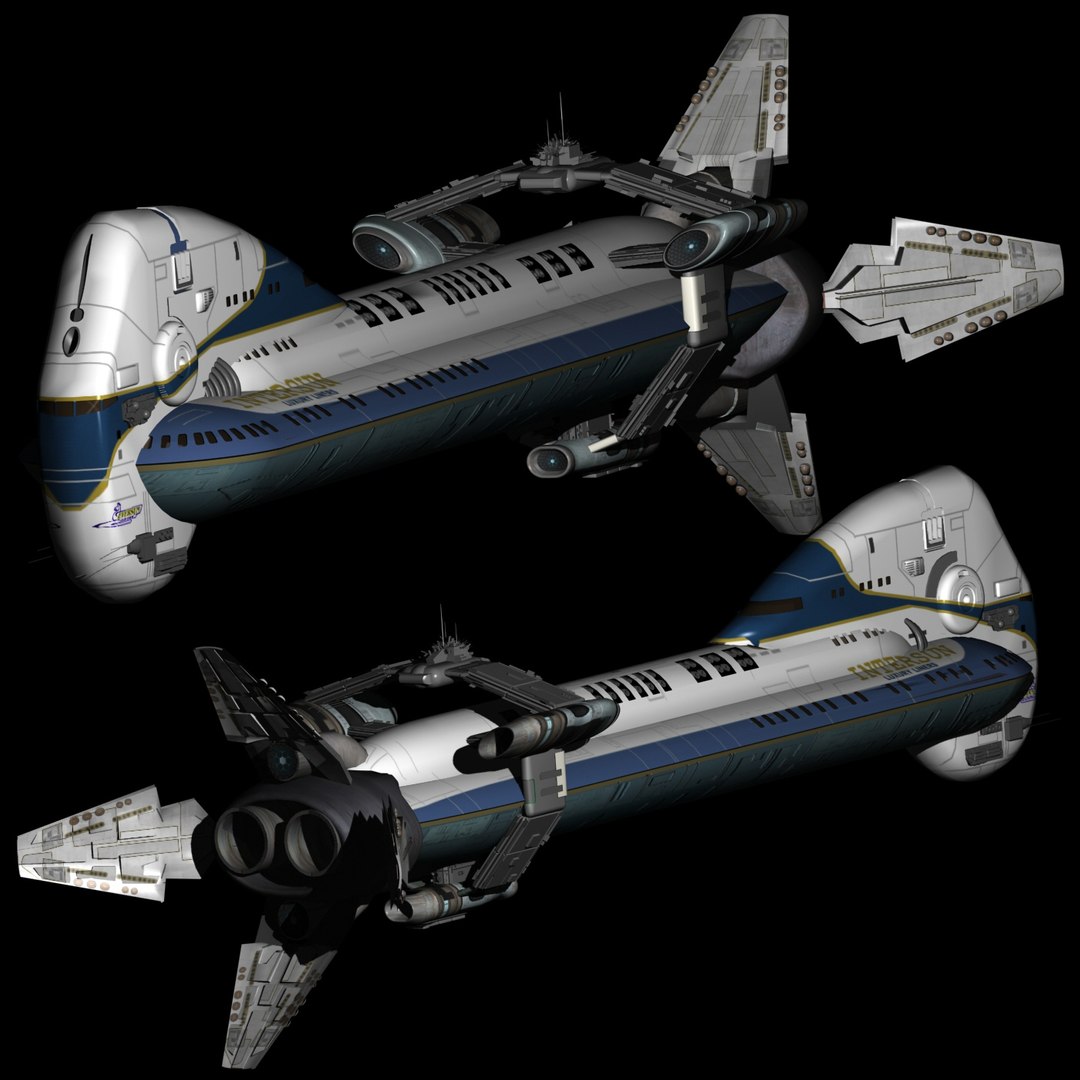 3D Model Colonial Space Cruiser - TurboSquid 1154585