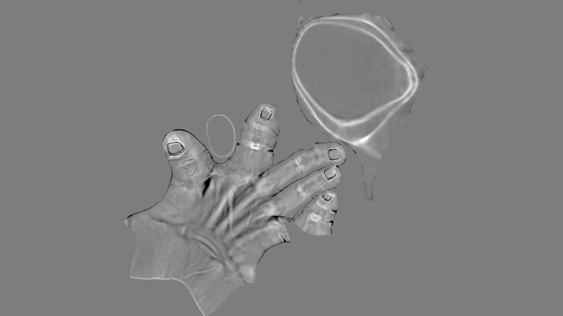 The Plaster Model Of Davids Hand 3D Model - TurboSquid 2231248