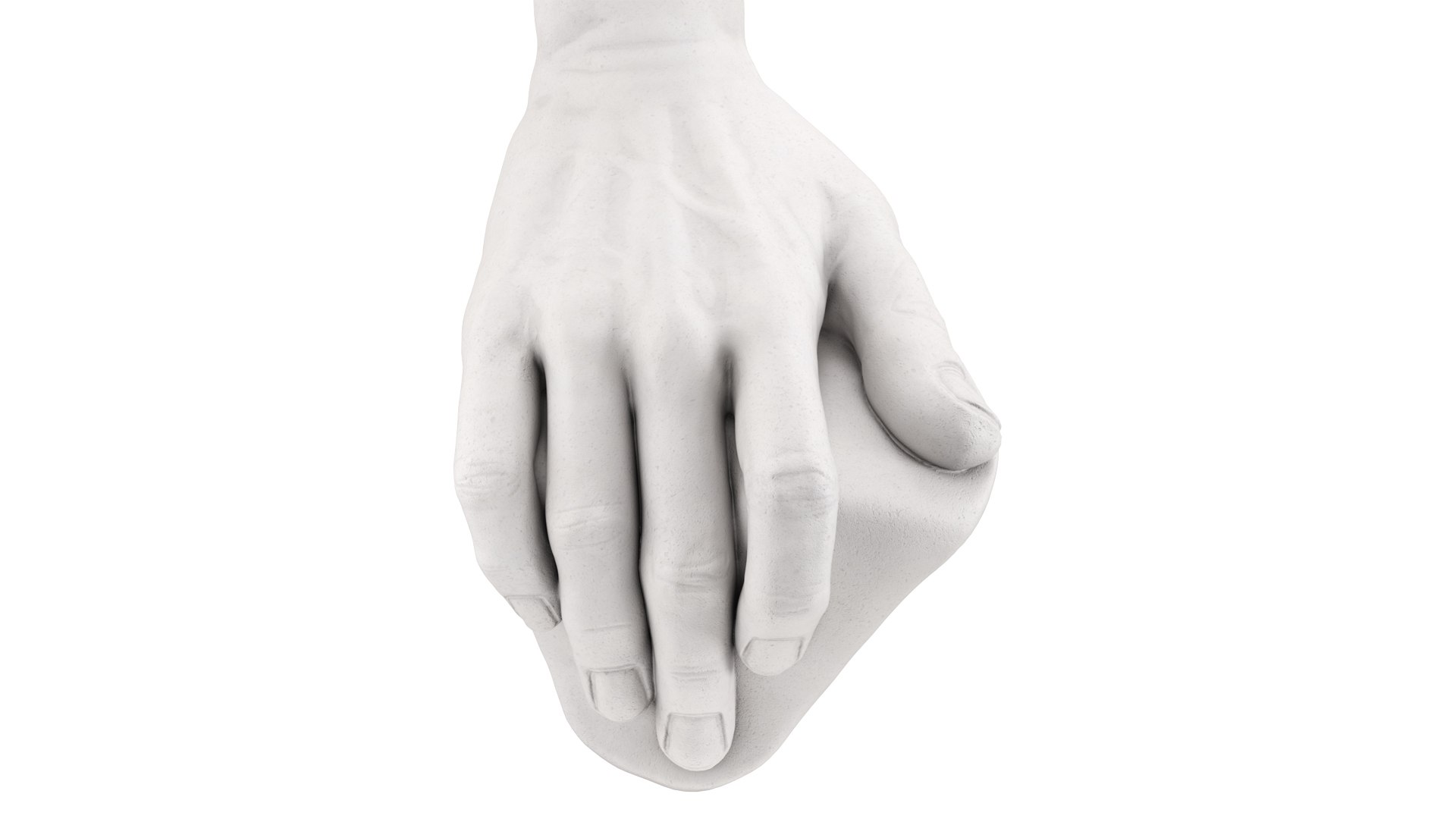 The Plaster Model Of Davids Hand 3D Model - TurboSquid 2231248