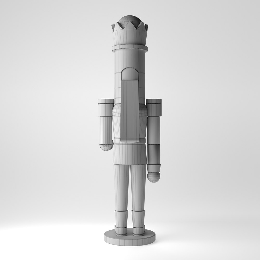 Nutcracker Wood Model - TurboSquid 1665063