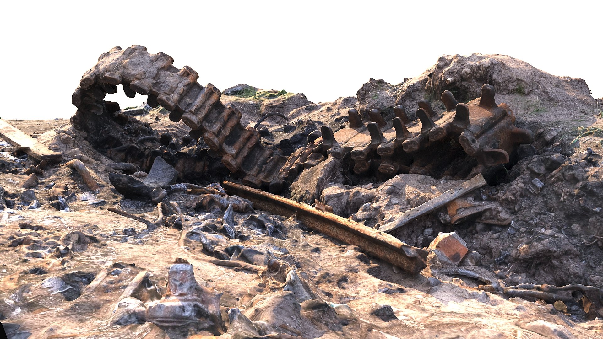 3D Track Of The Russian Tank - TurboSquid 1904080