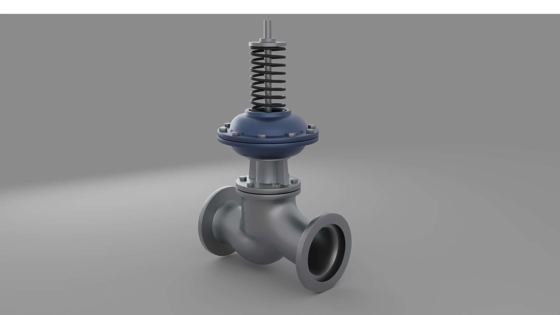 Industrial Differential Pressure Control Valve 3D Model - TurboSquid ...
