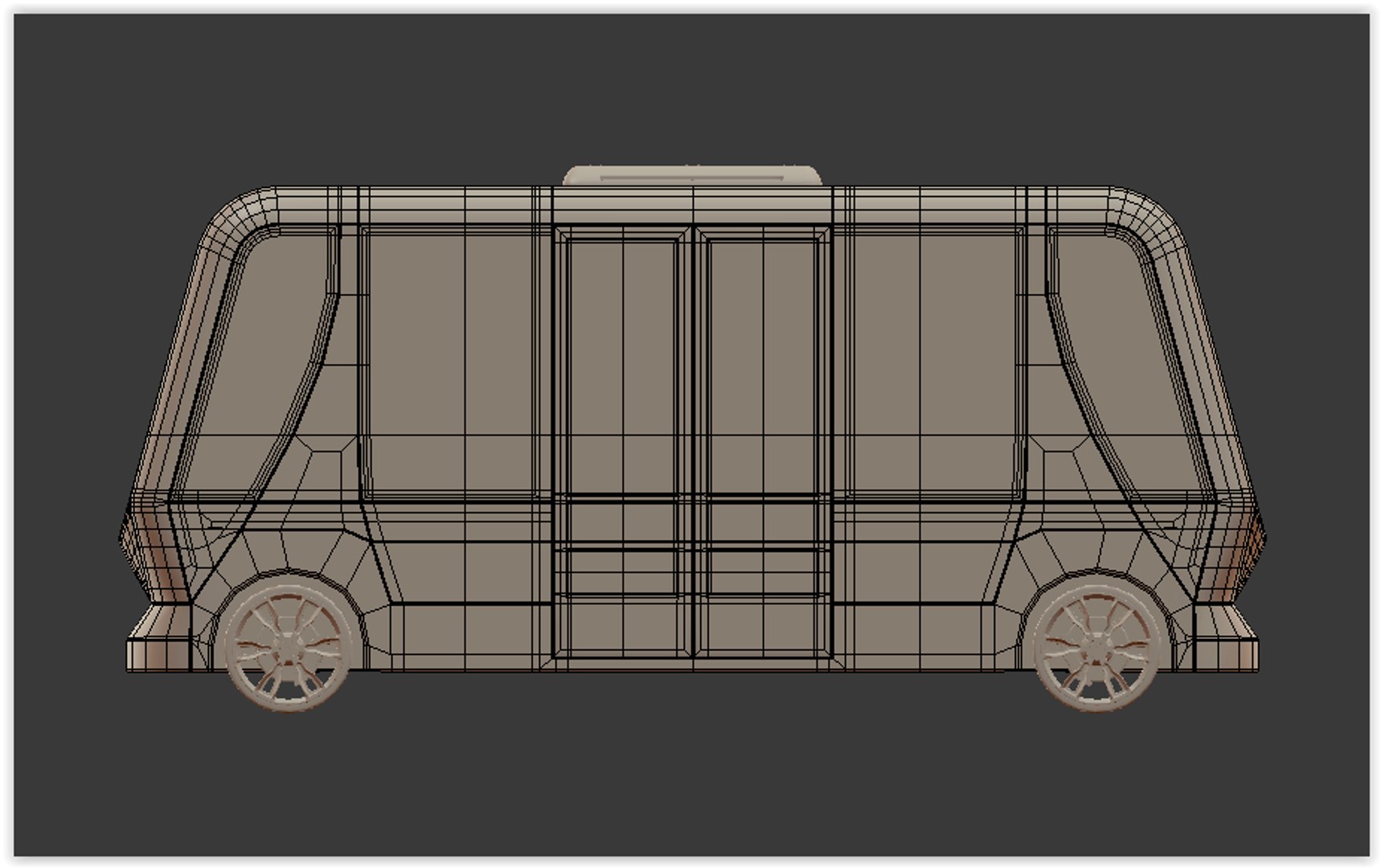 3D Bus Minibus Smart - TurboSquid 1311101
