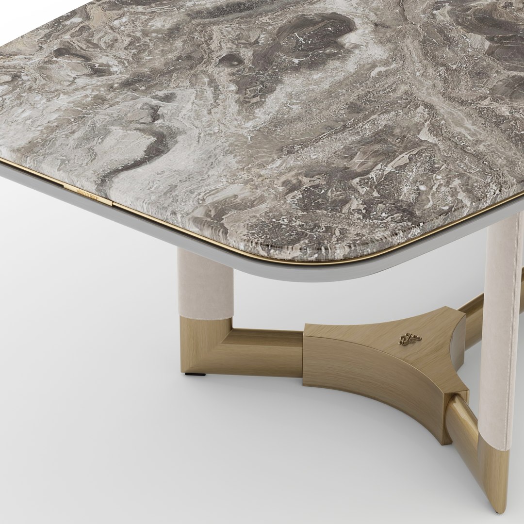 Visionnaire Morgan Mythica Dining Set 3D Model - TurboSquid 1991046